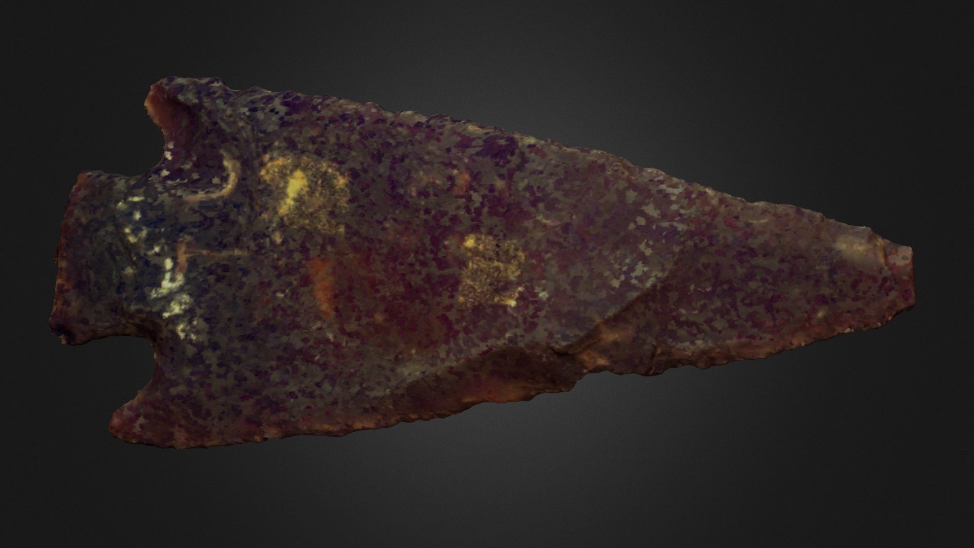 STEMMED POINT - 3D model by Lakehead Anthropology ...