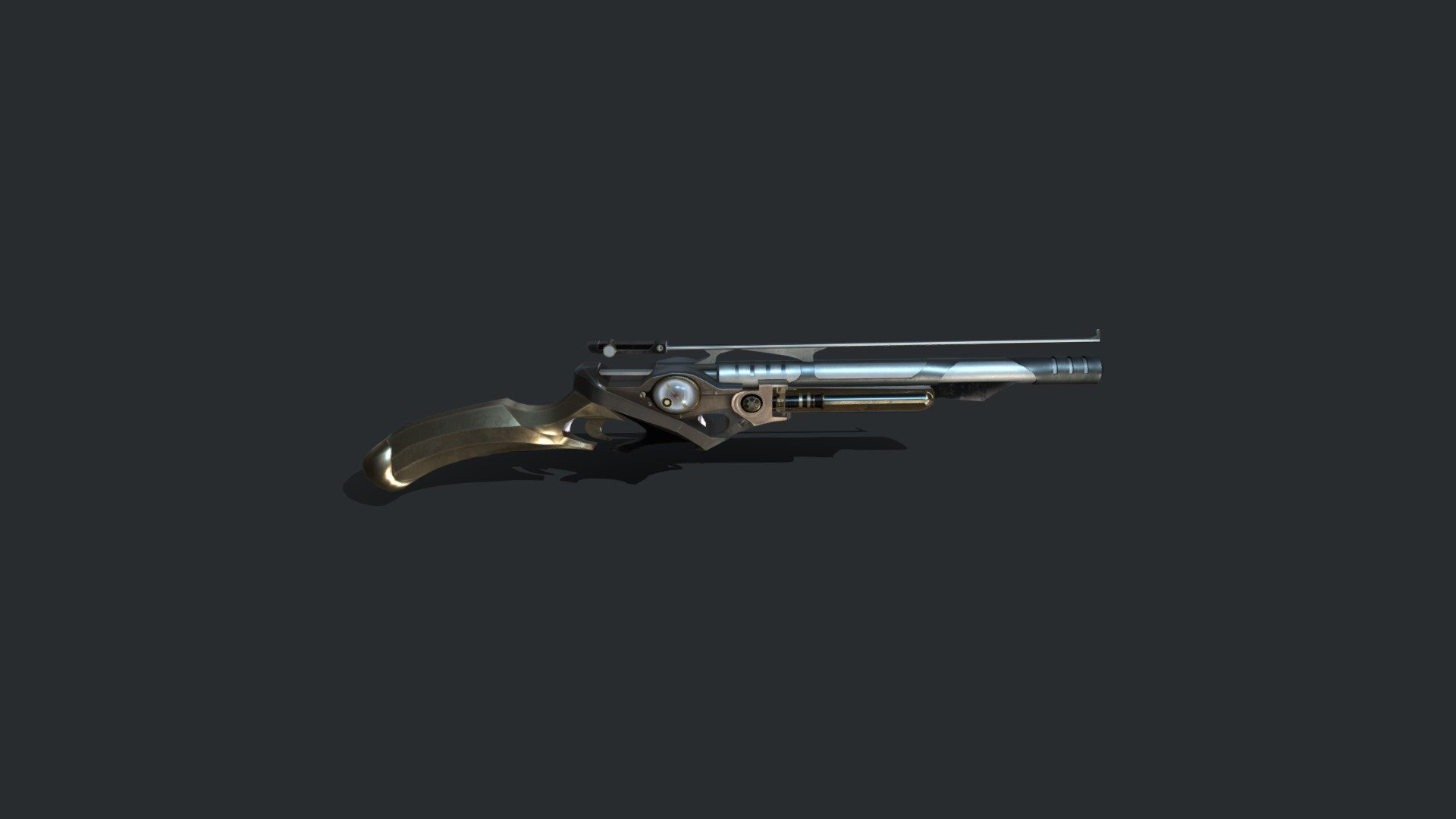 Dishonored 2 - Emily's gun Fan Art - 3D model by R0se (@lea.capelletti ...