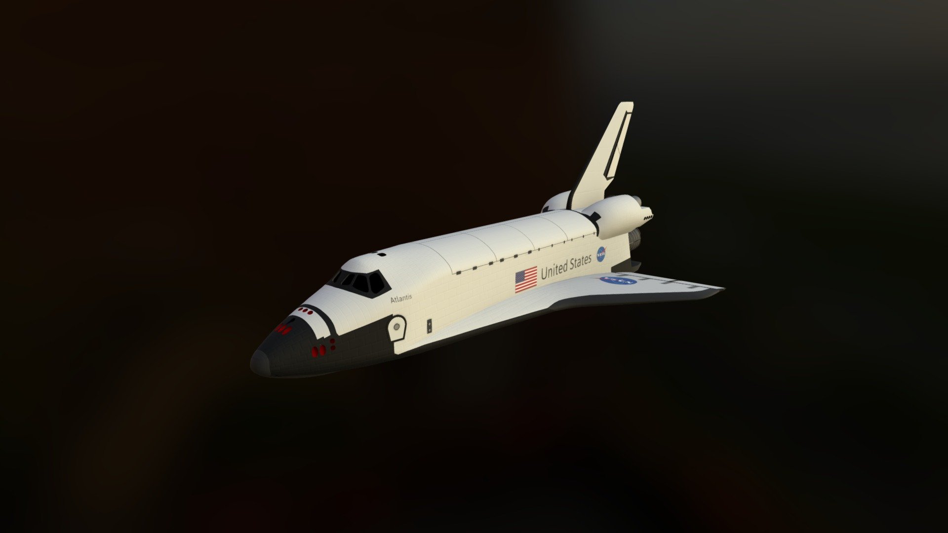 Space Shuttle Atlantis - 3D model by tashtego [d4599bd] - Sketchfab
