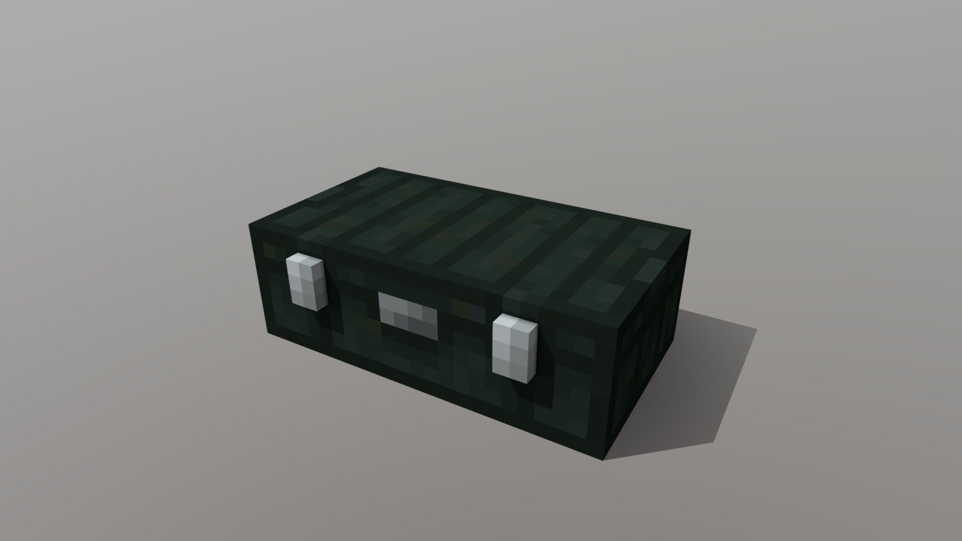 Minecraft - Gun box - 3D model by Mr.Chilly [d459cec] - Sketchfab