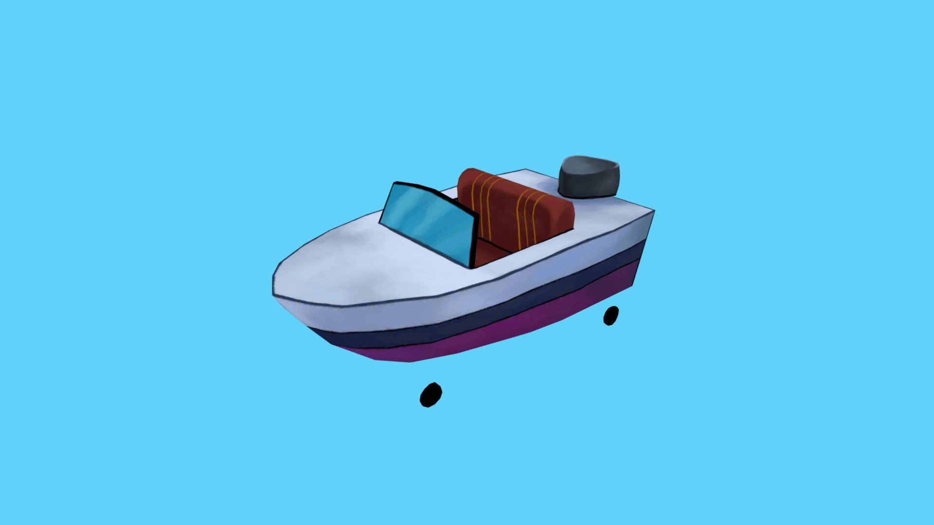 SpongeBob's Patty Pursuit - Boatmobile (Purple) - Download Free 3D ...