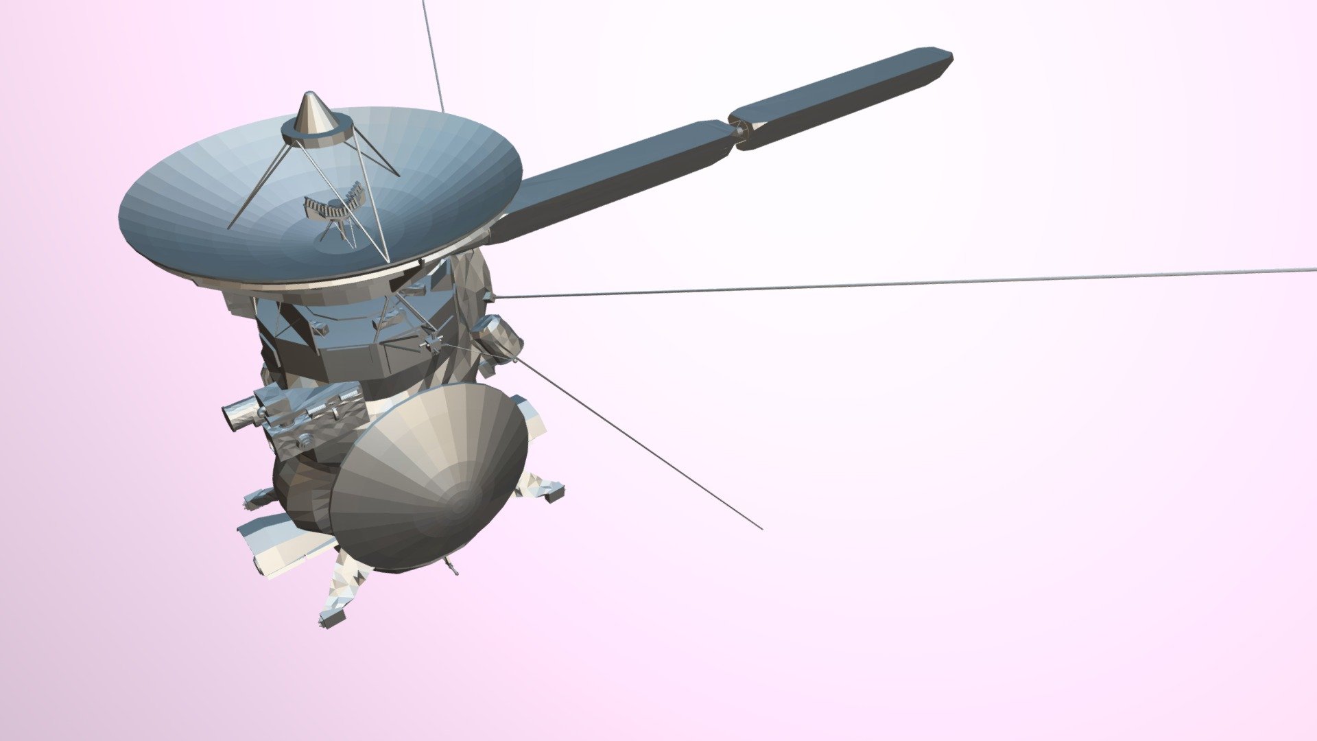 Low poly satellite - Download Free 3D model by Cybertron B-127 (@robo ...