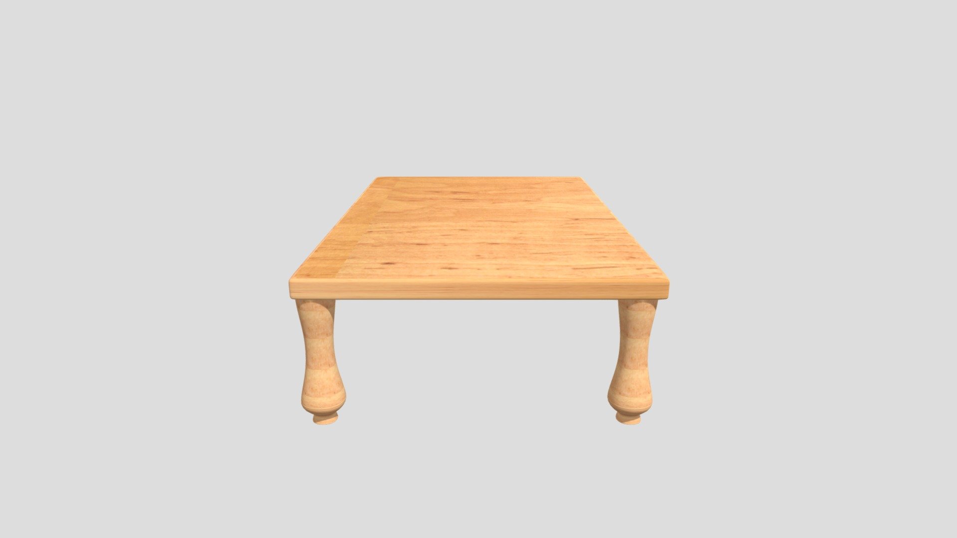 Game-Ready Wooden Table - 3D model by Accurate (@pleasurep580) [d45d41c ...