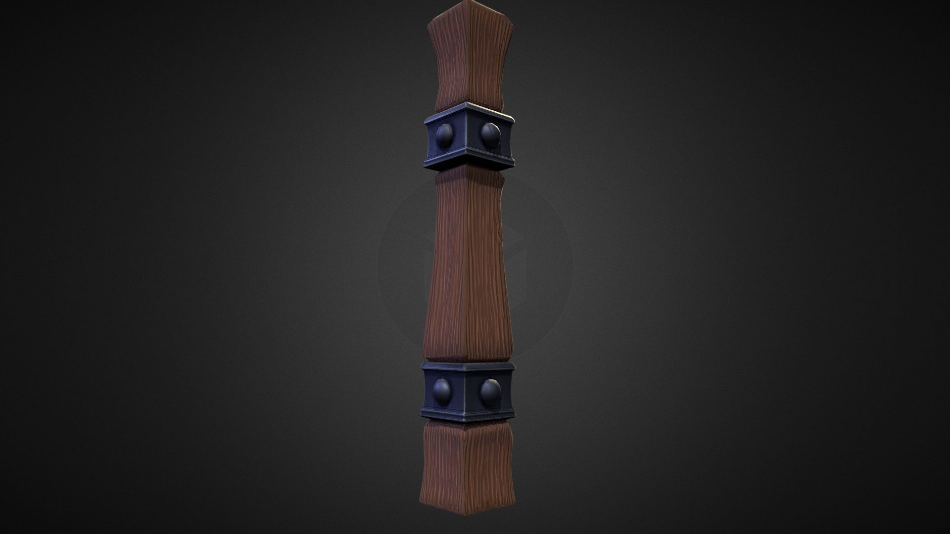 Stylized pillar building prop - 3D model by KelticVermeersch [d45dd45 ...