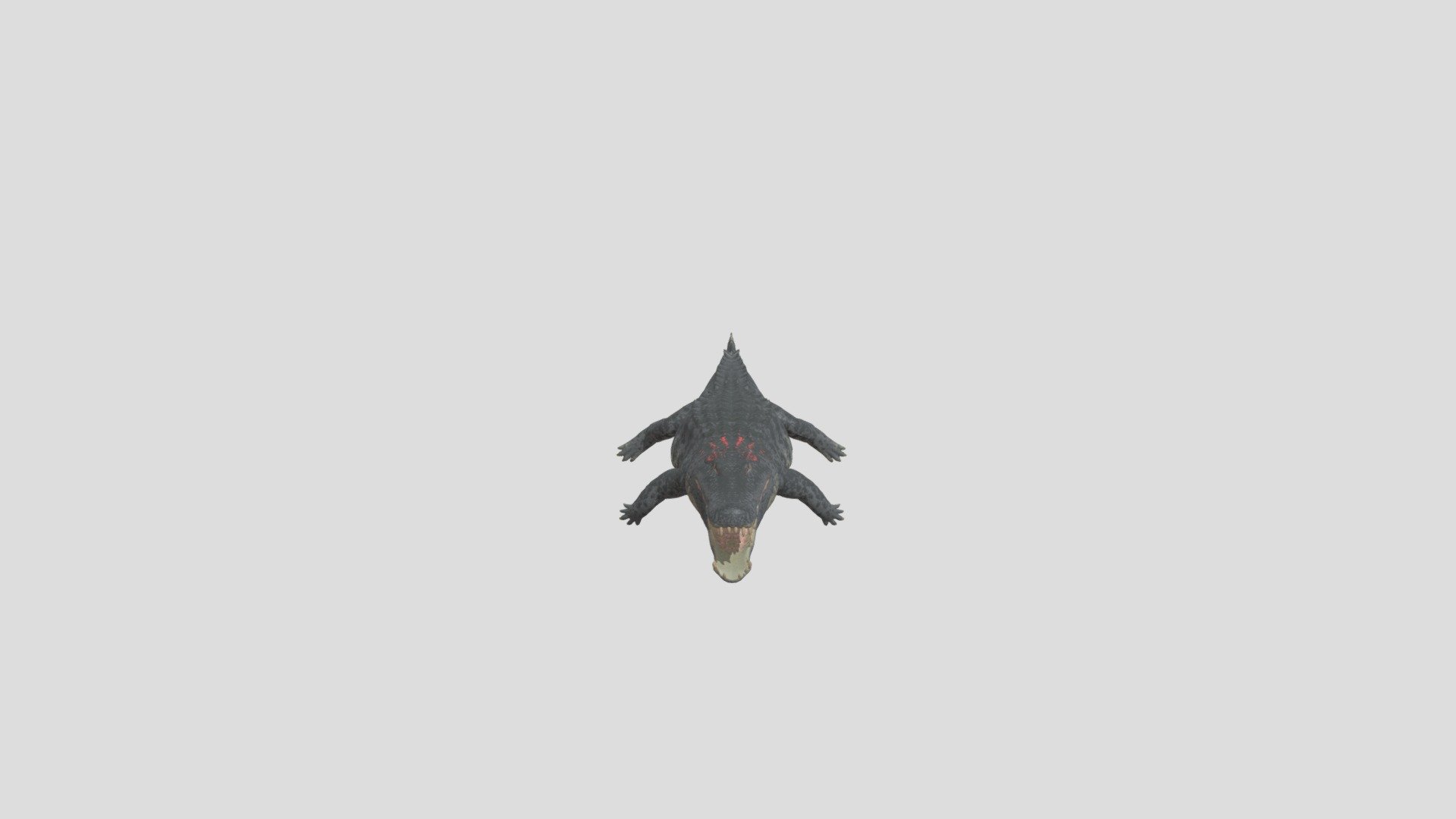 Deinosuchus - Download Free 3D model by Modbuff (@CGreature) [d45e0b4 ...