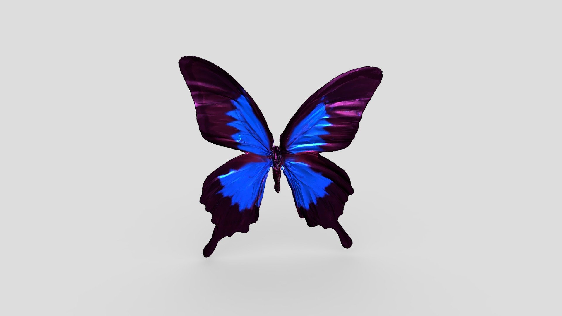 Butterfly - Download Free 3D model by Diana Liu (@Diana123456) [d45ea22 ...