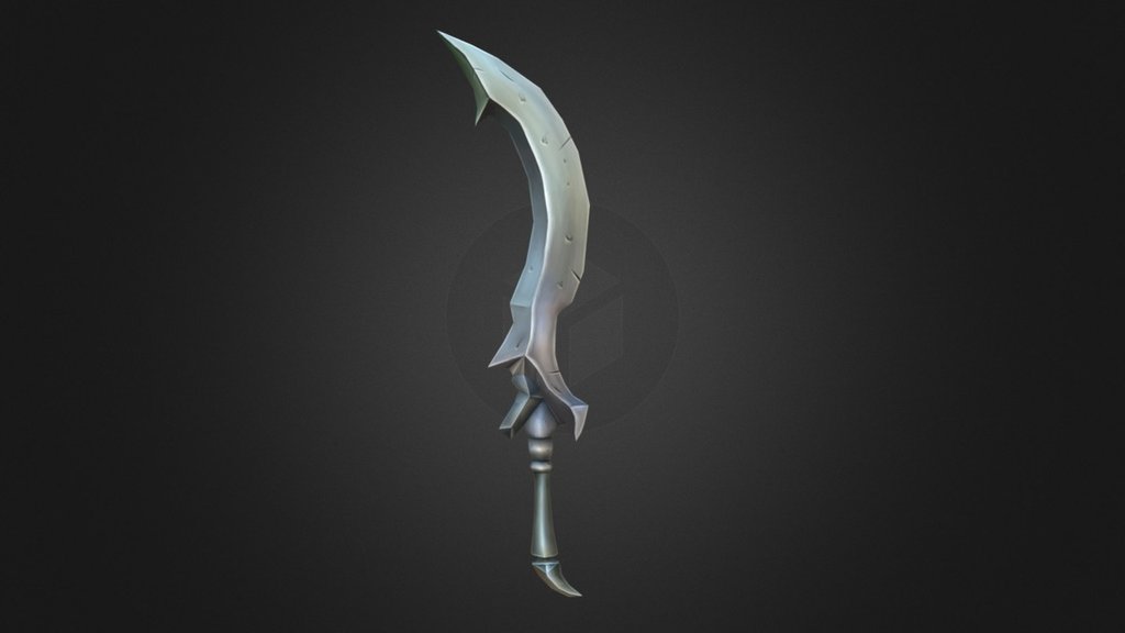 1H Sword 07 (Fantasy Weapon Pack Vol. 1) - 3D model by Agerathum ...