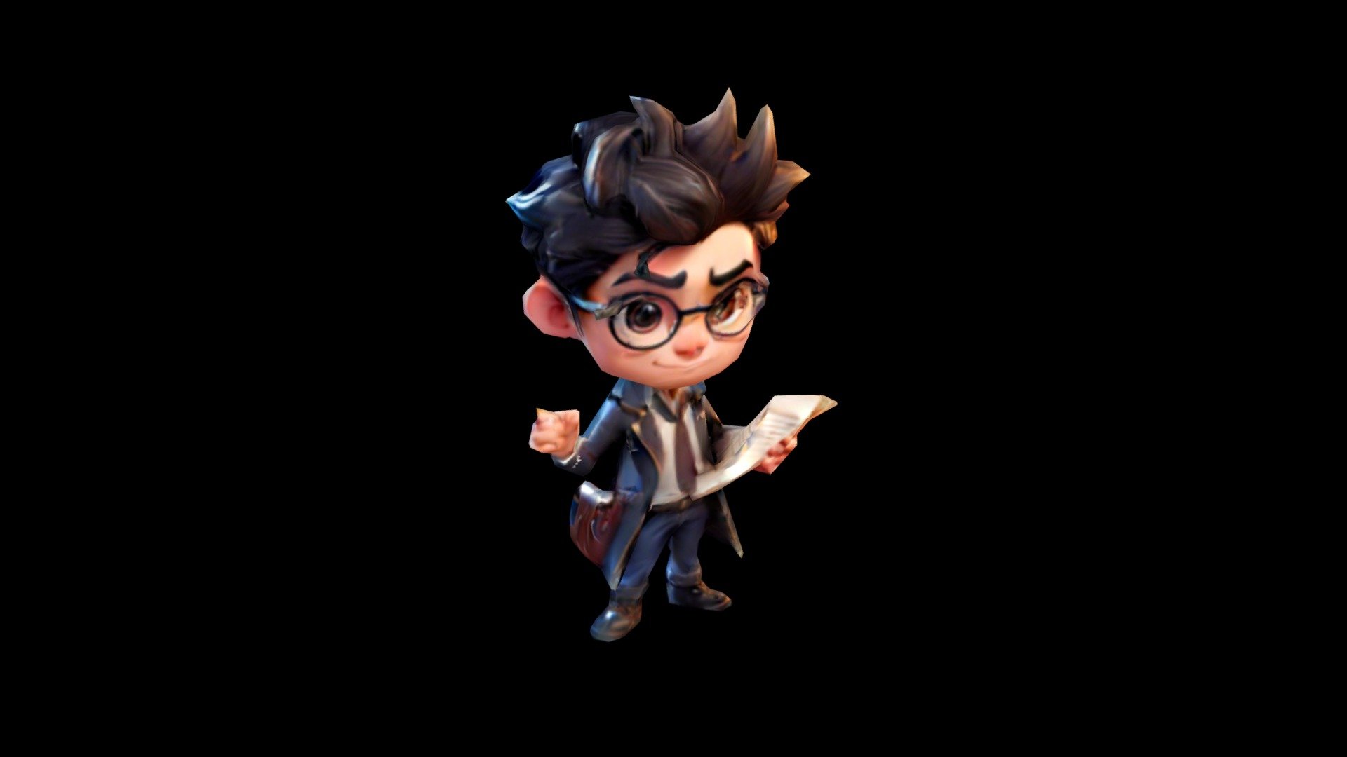 Computer-generated animated character of Harry - Download Free 3D model ...