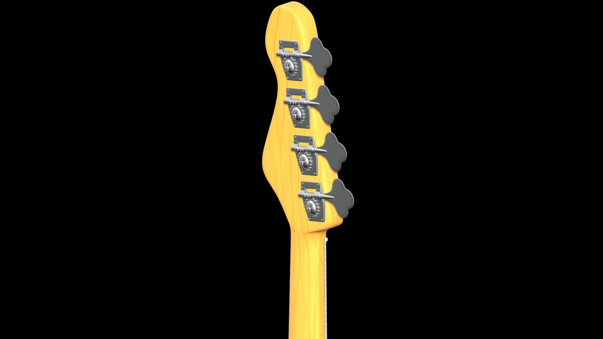 vintage-guitars-v4-bass-guitar-boulevard-black-v - 3D model by A ...