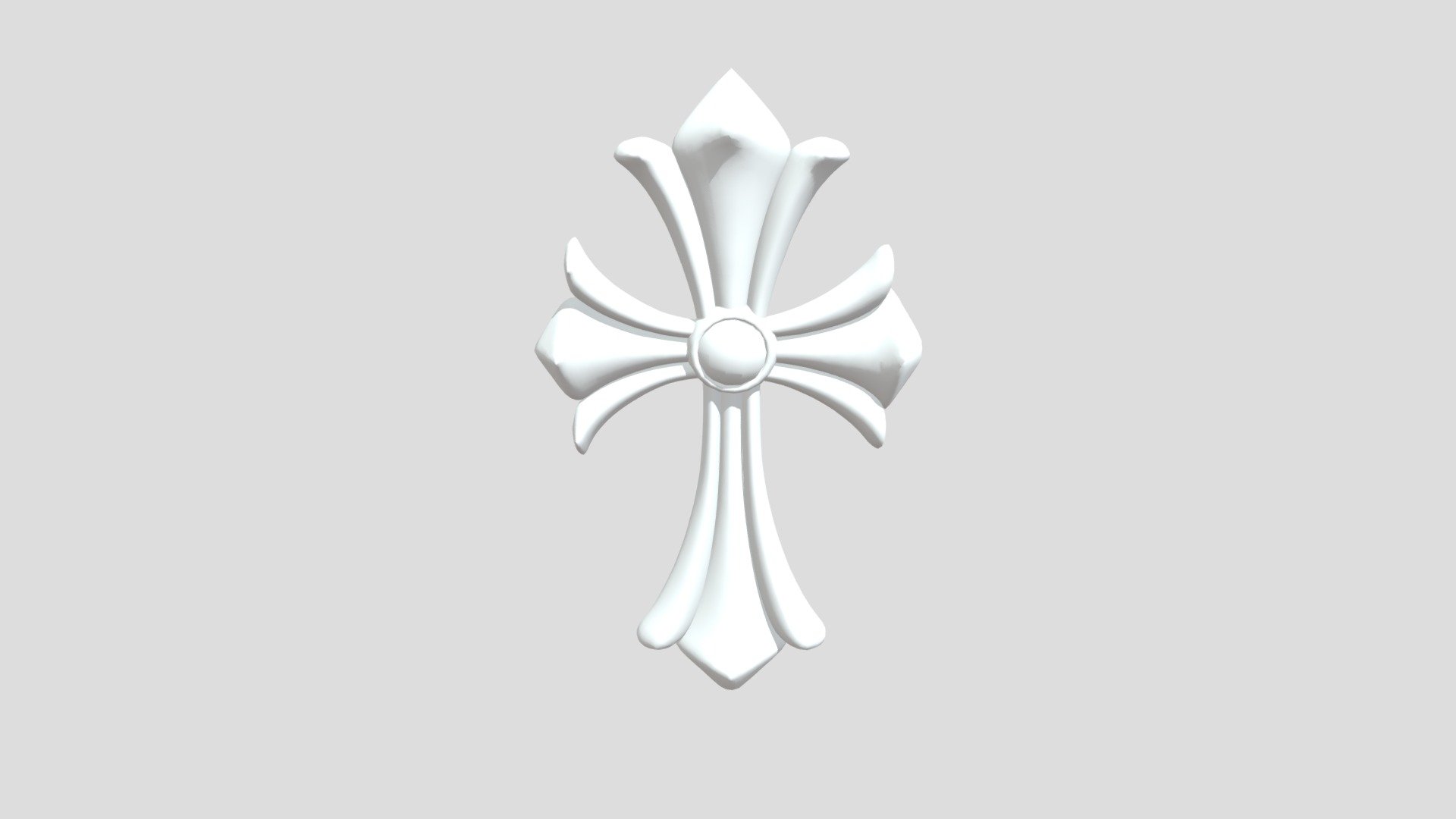 Chrome Hearts Cross 10k Poly - Download Free 3D model by ...