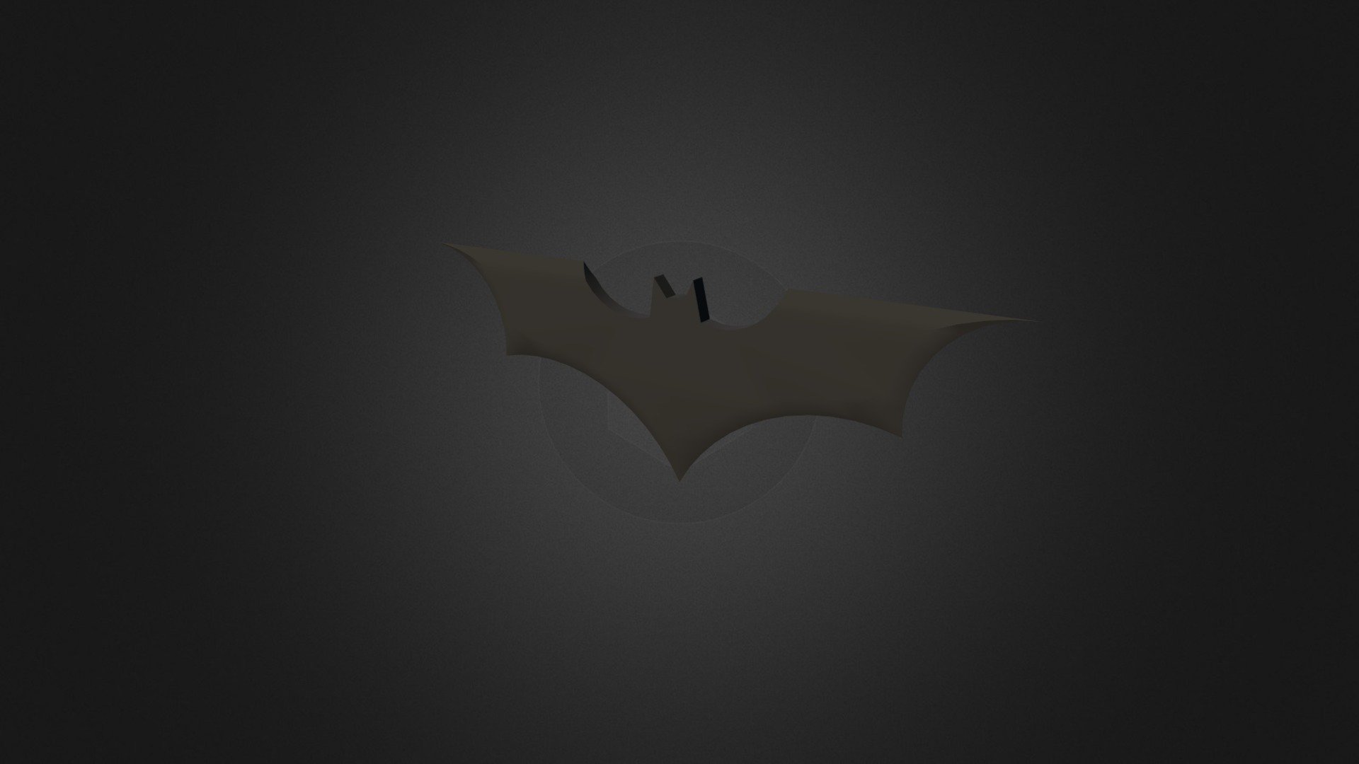 Batman symbol - 3D model by Andy Herrera (@herreradactyl) [d4662f7 ...