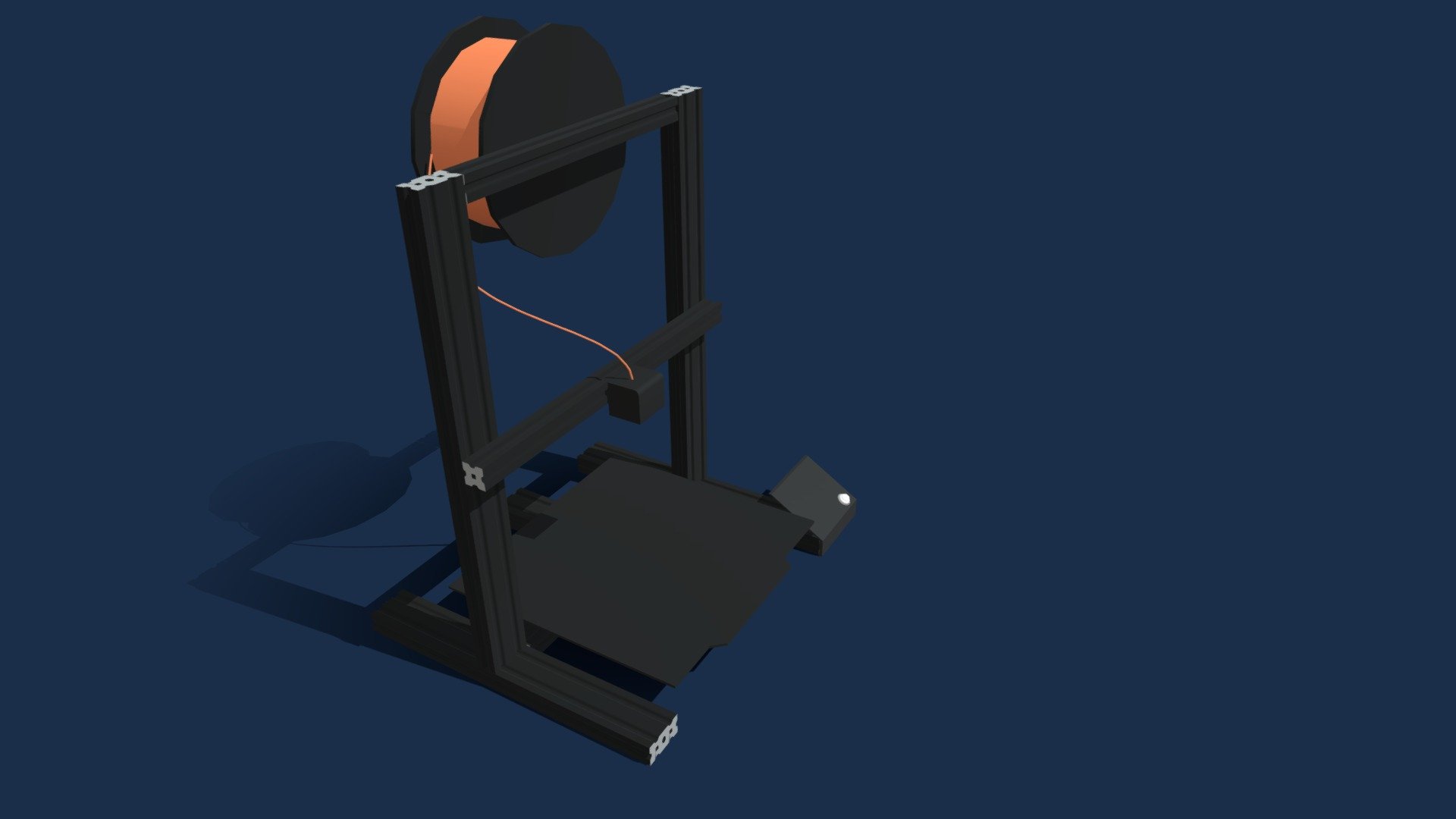 Lowpoly 3d printer based on creality ender3 - Download Free 3D model by ...