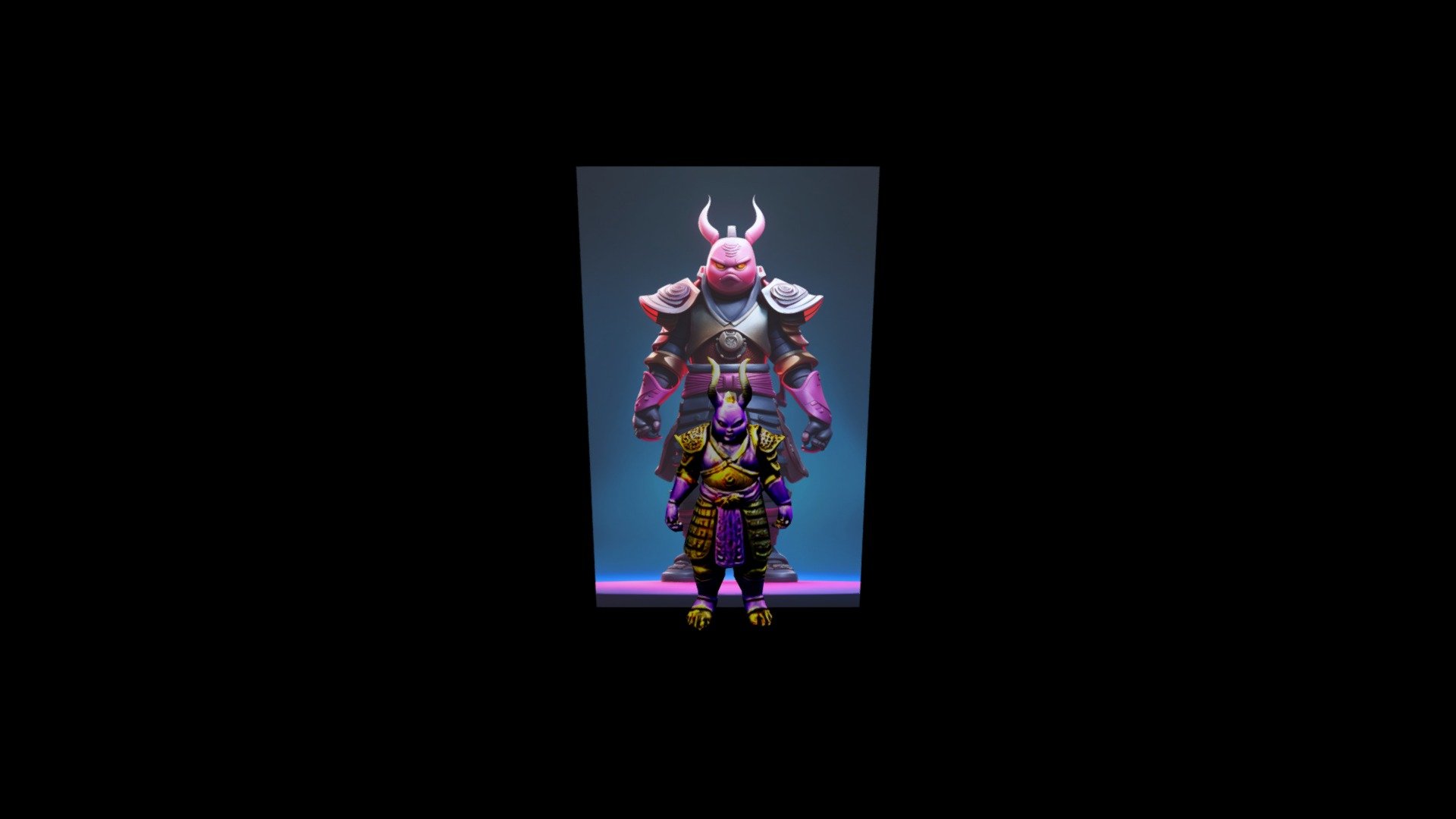 The Pink Samurai The pink samurai is wearing - Download Free 3D model ...