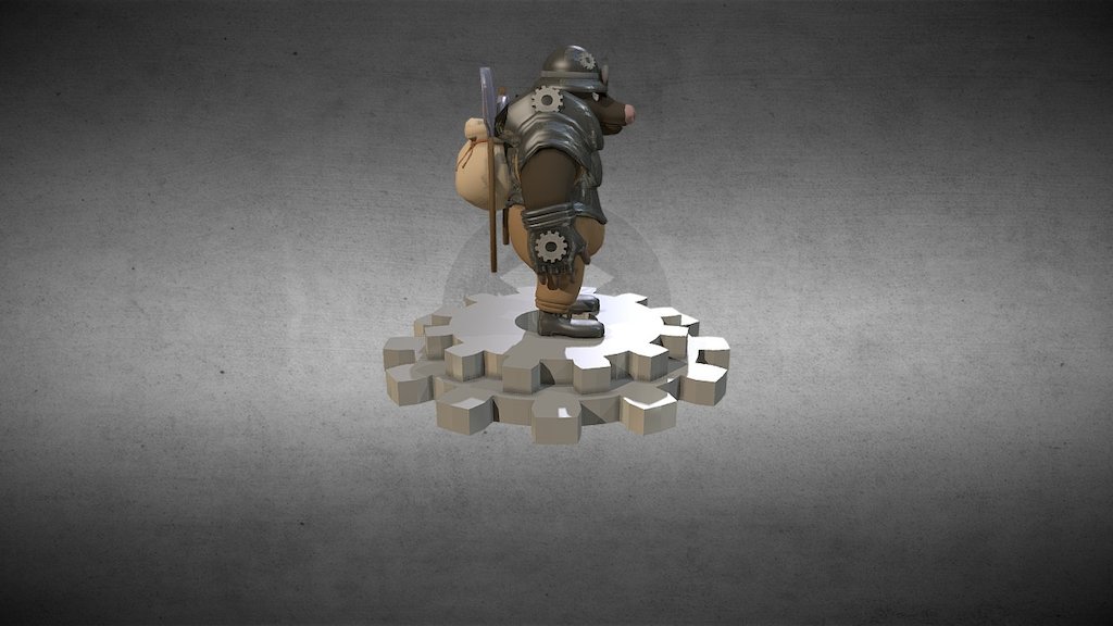 Mole Miner - 3D model by Zombree [d469573] - Sketchfab