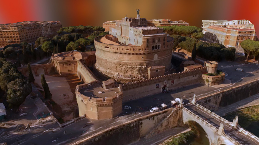 Castel sant'Angelo - 3D model by TLA [d46a340] - Sketchfab