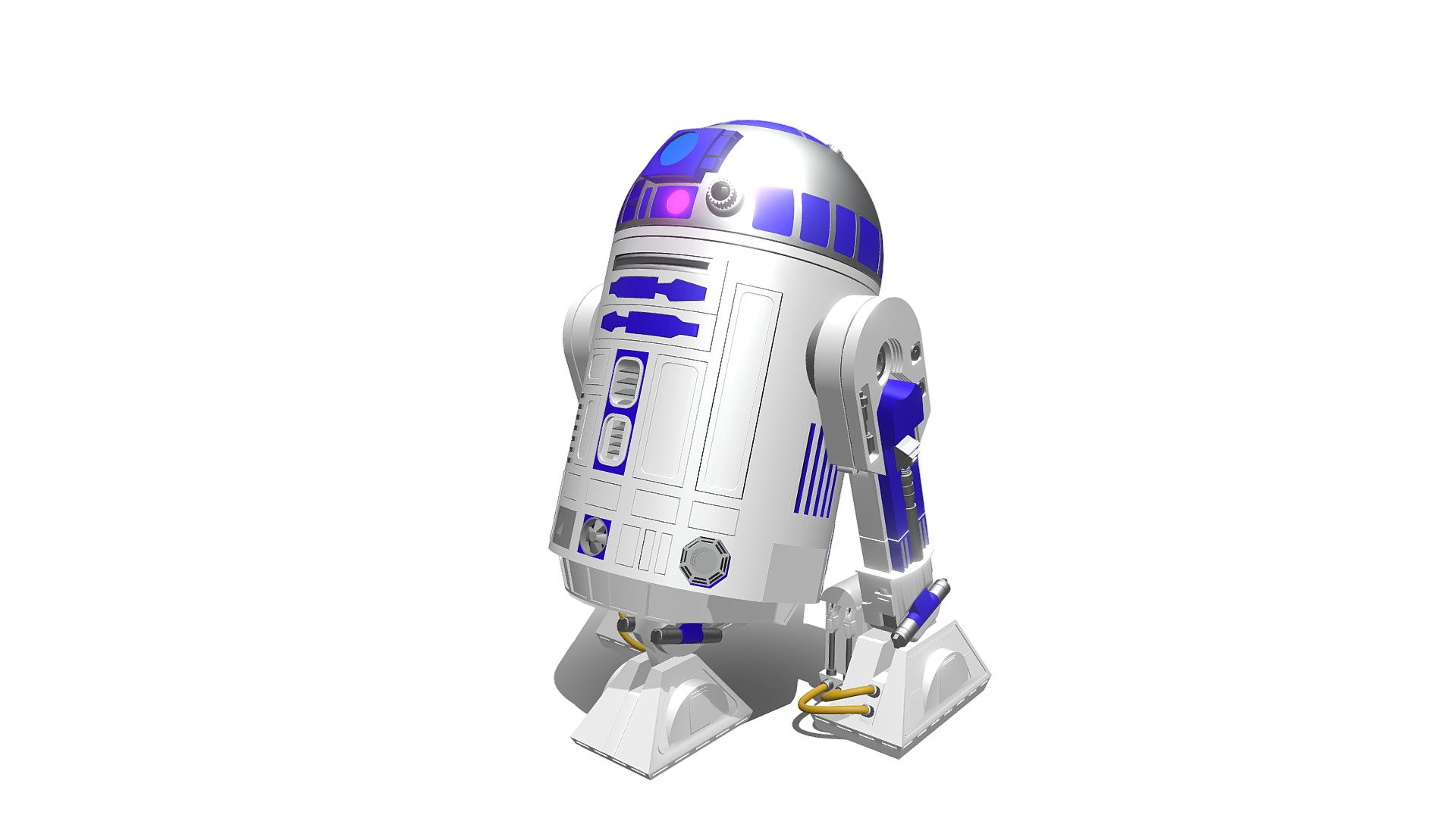 R2 D2 - 3D model by Wayne Pearce (@WaynePearce10) [d46a7fe] - Sketchfab