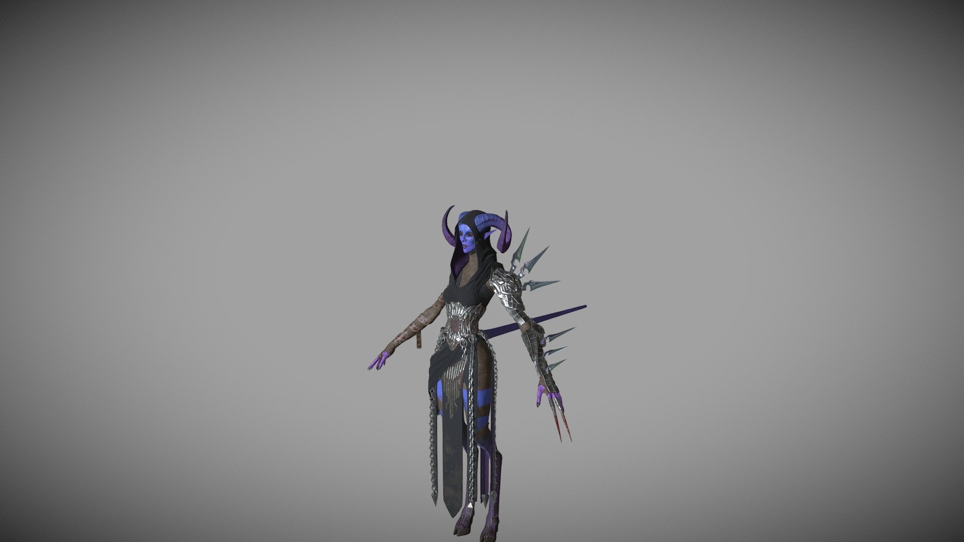 Necromancer-warlock - 3D model by lymxmask [d46a939] - Sketchfab
