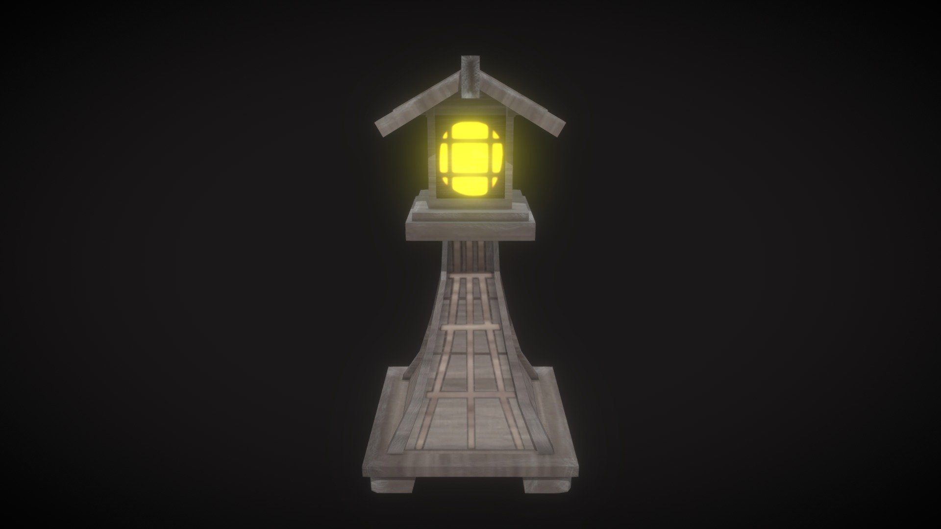 Japanese Lamp - 3D model by 133Andre [d46c766] - Sketchfab