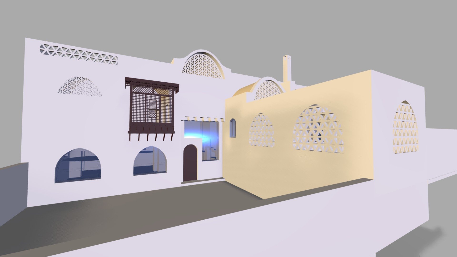 Hassan Fathy / 1980 Murad Greiss House - Download Free 3D model by mas ...