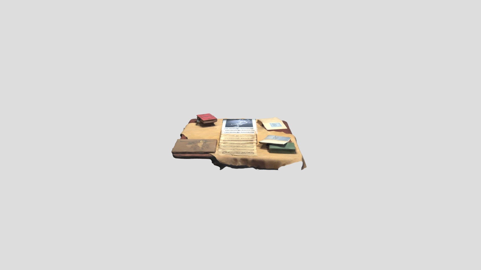 Book Table - Download Free 3D model by thetravelproxy [d46d3d0] - Sketchfab