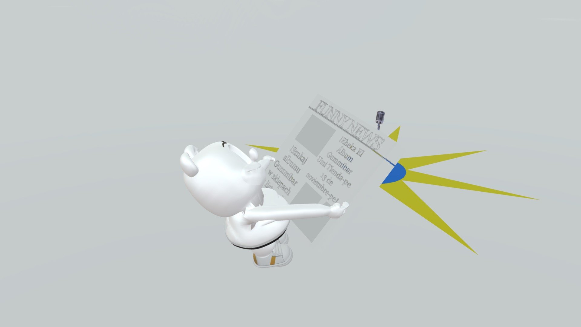 Funny News 1 - Download Free 3D model by CN Animations ...
