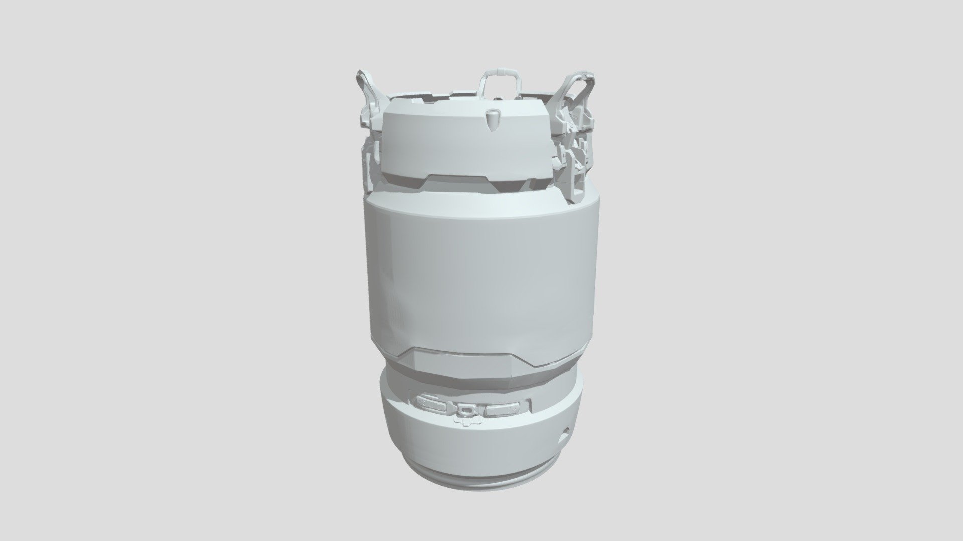 Sci-fi_ Barrel - Download Free 3D model by Shader_Wizard [d4701ab ...