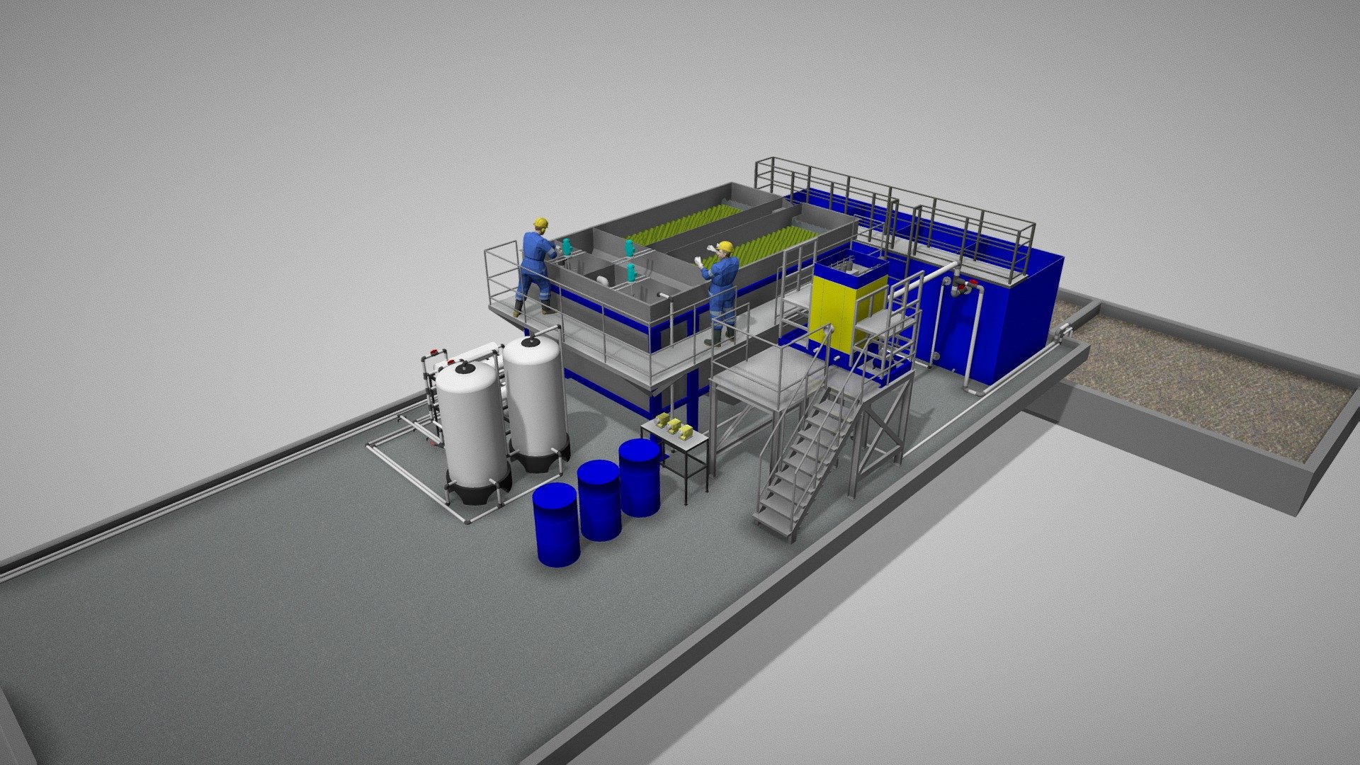 3D Visual WWTP PT. Idaman Era Mandiri - 3D model by rizkirhamadani.rr ...