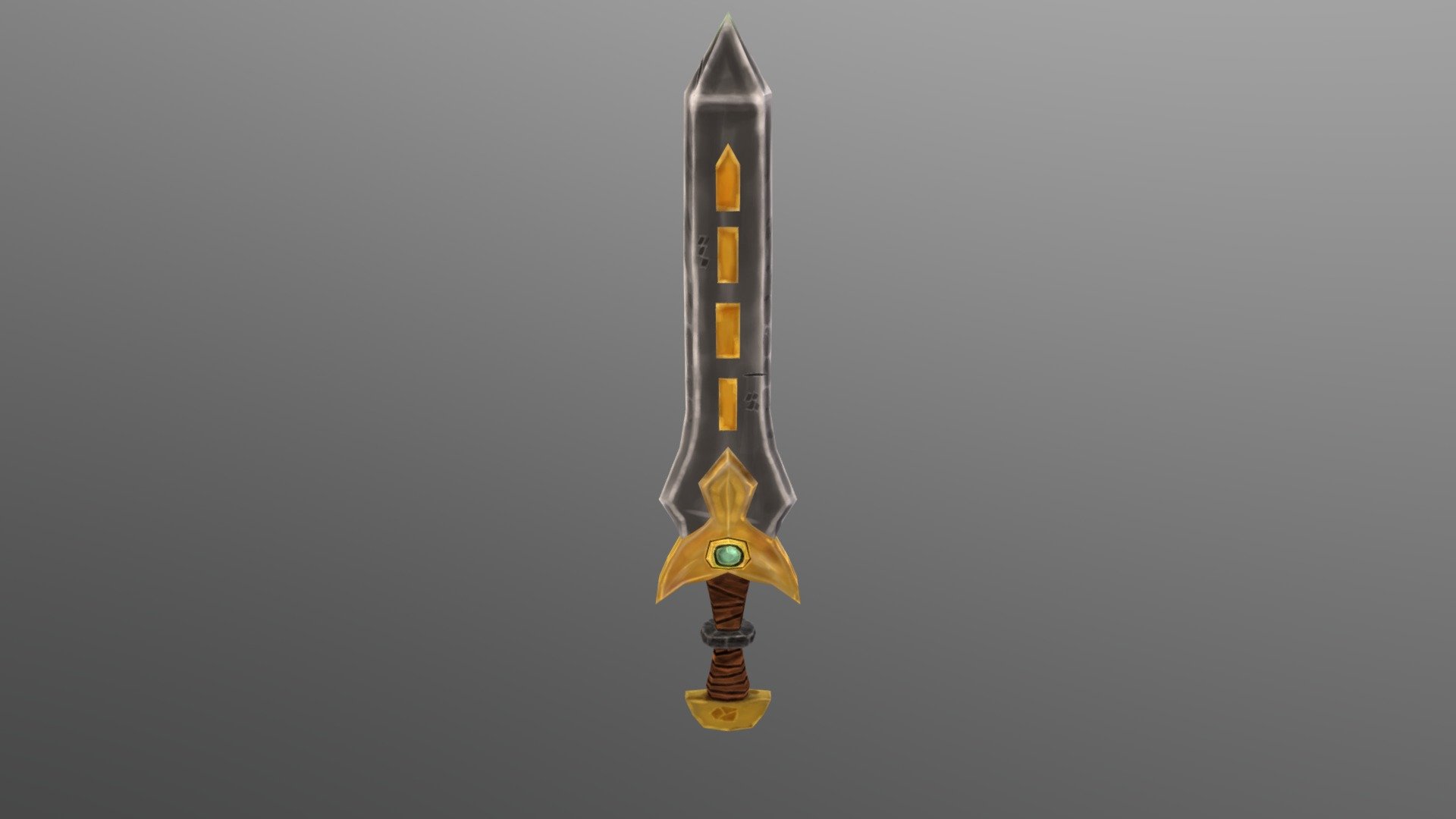 Gem Sword - Download Free 3D model by C. Anastasiadis (@bagatir ...