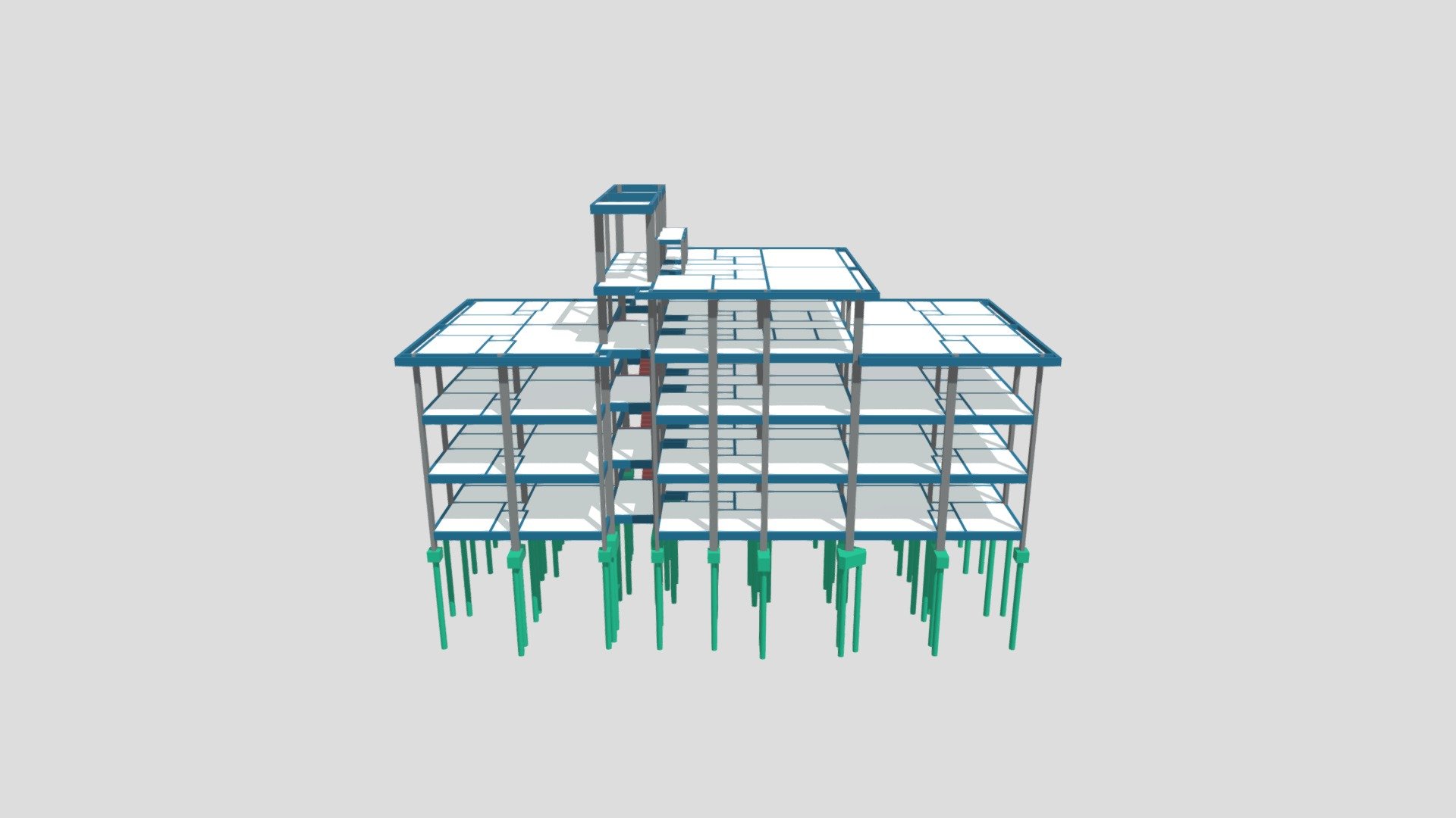 Projeto Estrutural - Edifício Ribeiro - Download Free 3D model by Okö Haus (@paulaheuschkel ...