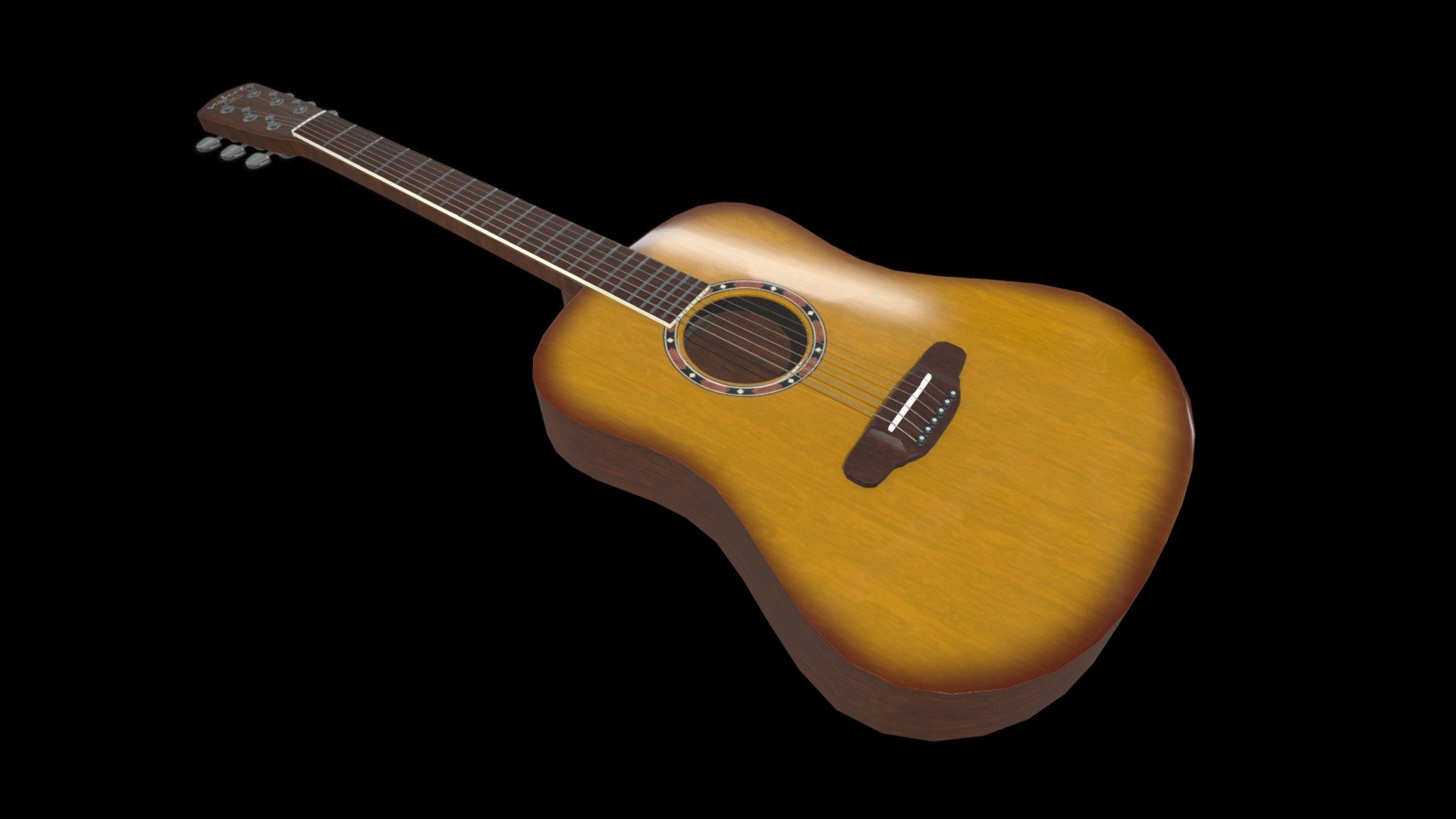 Guitar - Download Free 3D model by Seifurt [d474b81] - Sketchfab