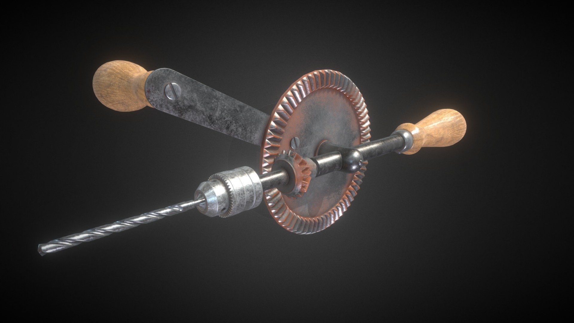 Hand Drill - 3D model by DerekPrinzi [d475381] - Sketchfab