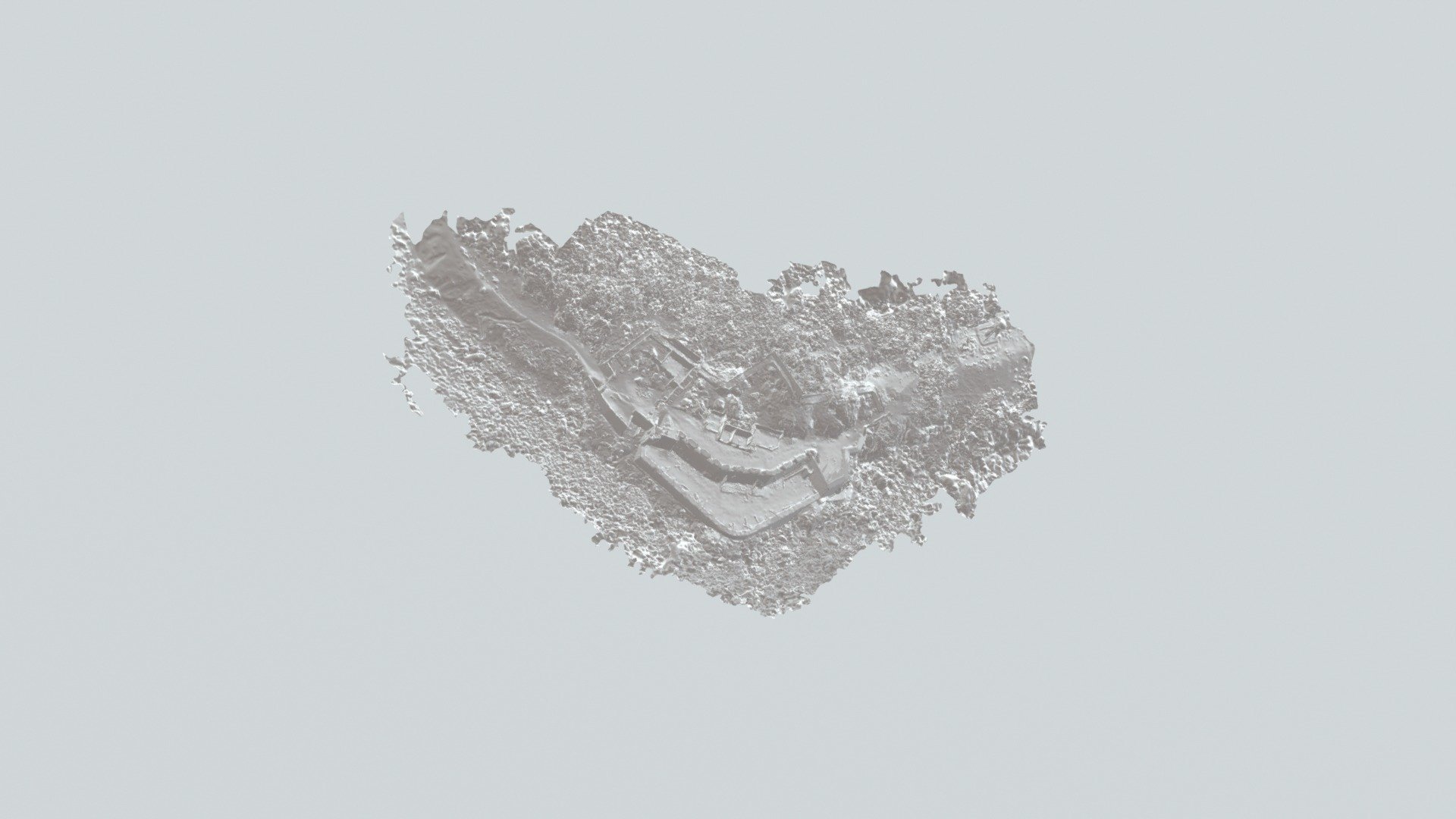 Fort- Picolet Simplified 3d Mesh - 3D model by geoscan3d [d4753c1 ...
