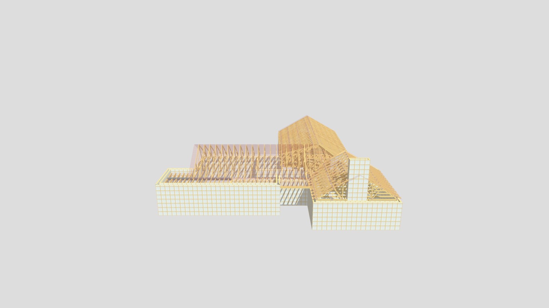 House_-_ Roof_ Design - 3D model by RoofTrusses2023 [d477a3b] - Sketchfab