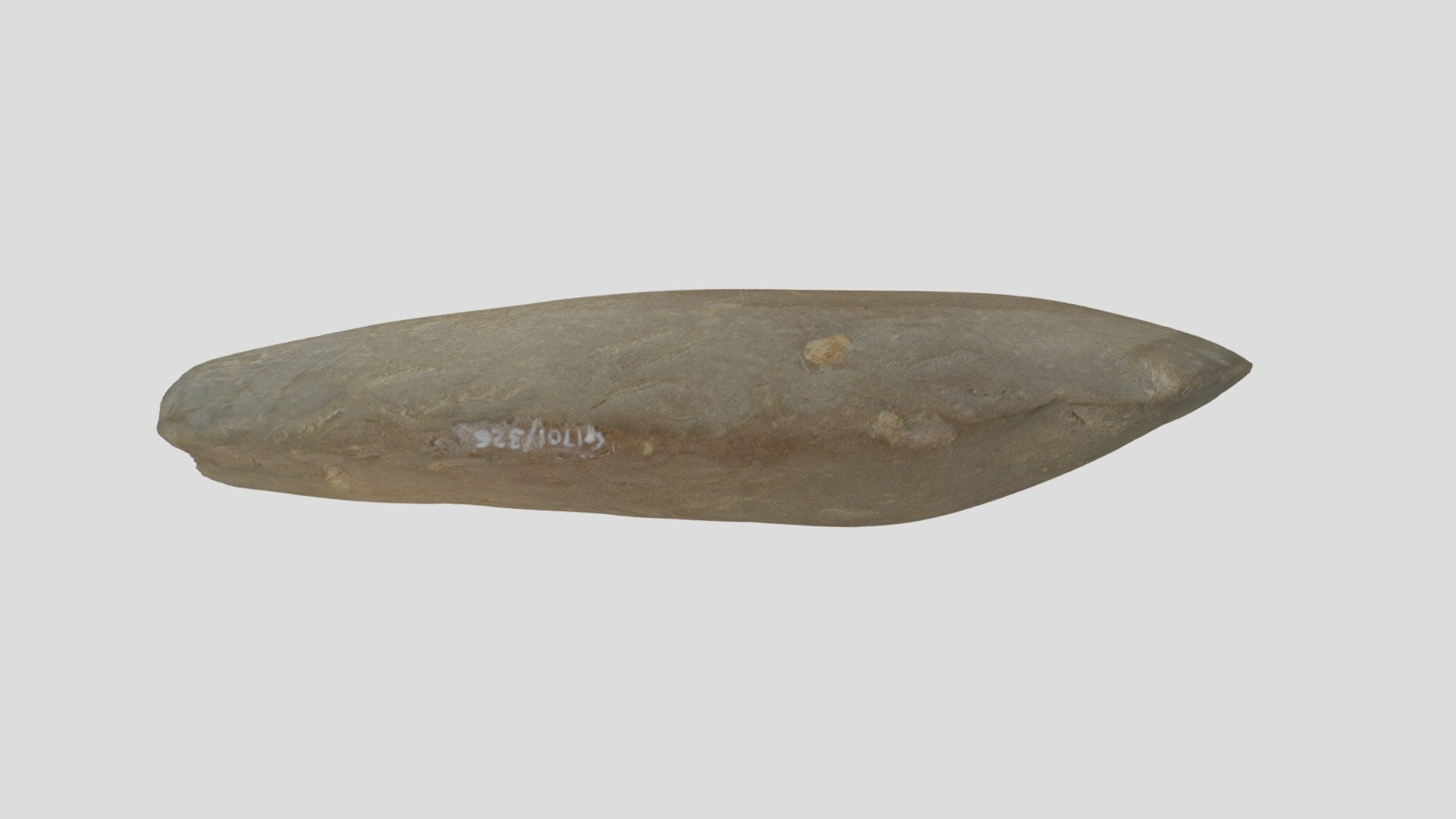 Neolithic Polished Stone Axe 326 - 3D model by Heneb: Gwynedd ...