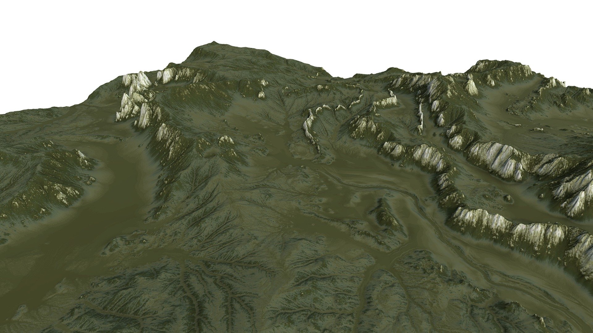 Valley Terrain / Landscape - Buy Royalty Free 3D model by Studio Lab ...
