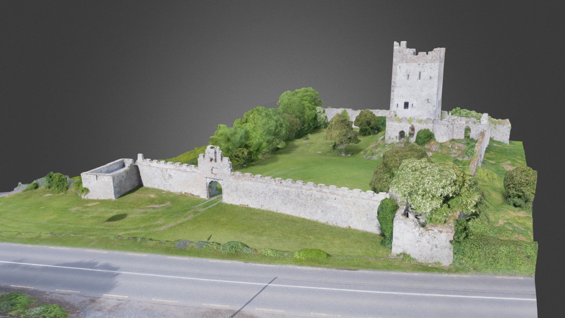 Clonony Castle - 3D model by Ian McAuley (@ian001) [d479b96] - Sketchfab