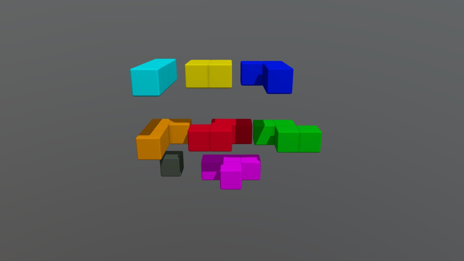 Tetris Tetriminos - Download Free 3D model by Vague ...