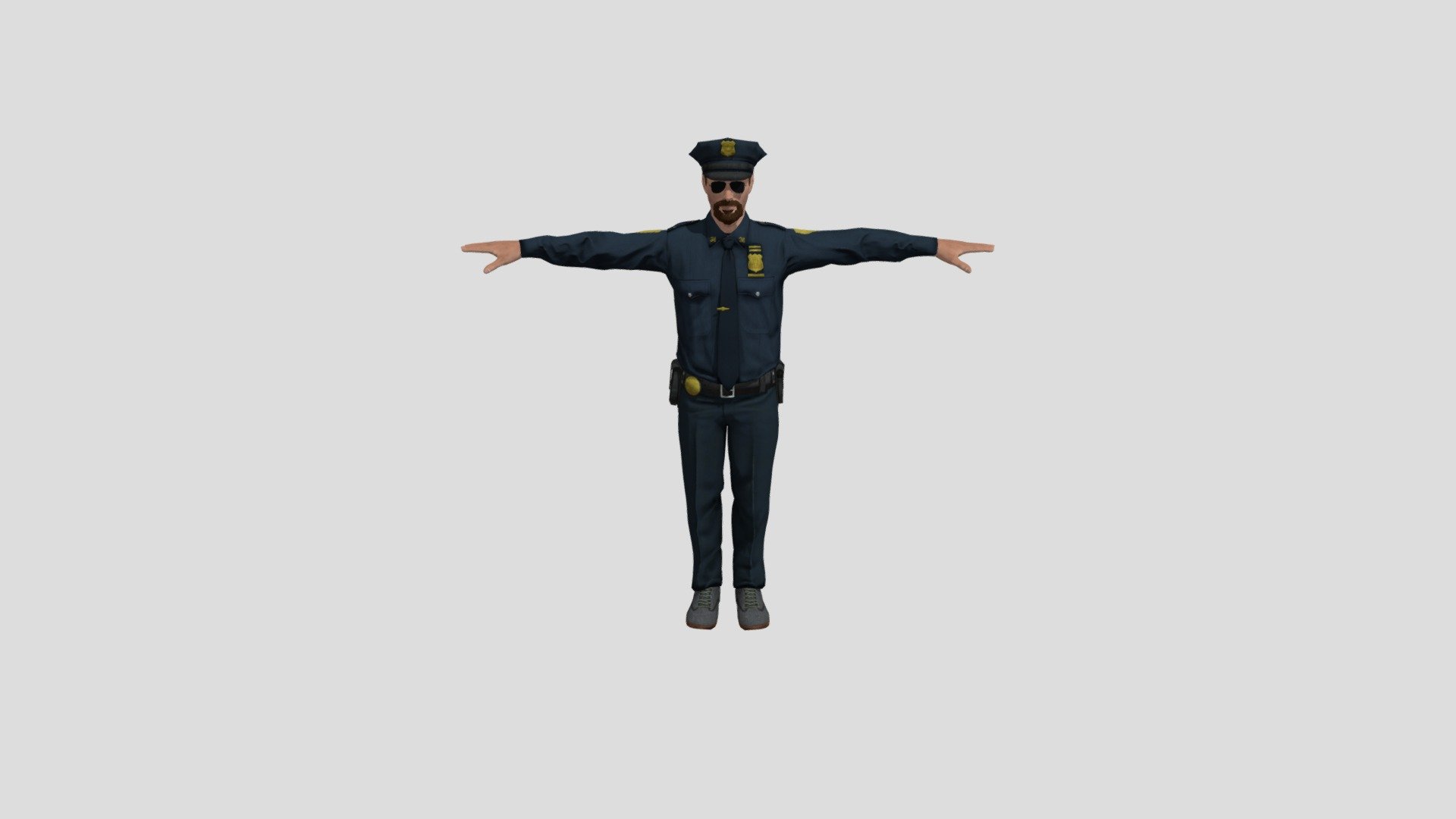 PoliceMan - Download Free 3D model by SPP Animation Studio (@spp ...