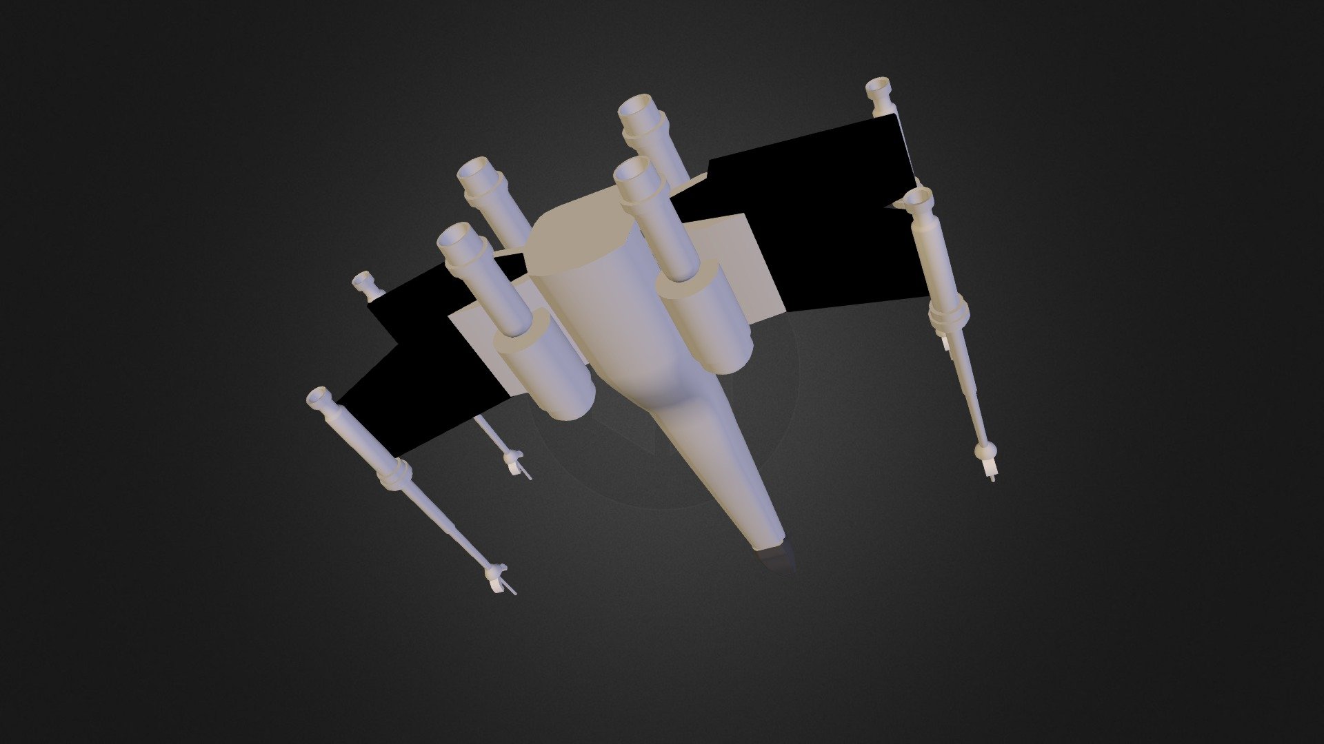 P14 X-wing - 3D model by zacc9224 [d48082c] - Sketchfab