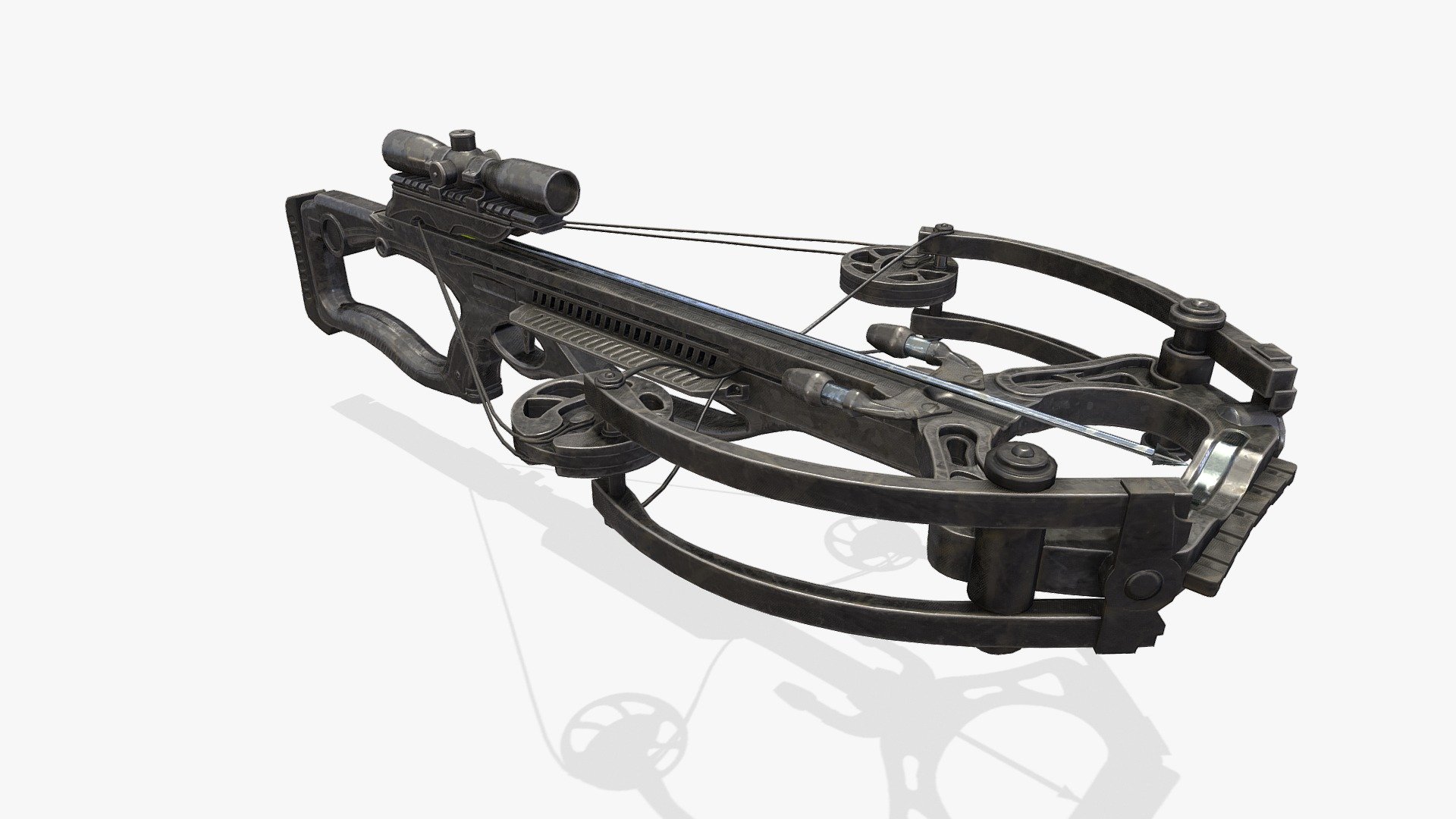 CROSSBOW RIGGED AND ANIMATED - Download Free 3D model by Pieter ...