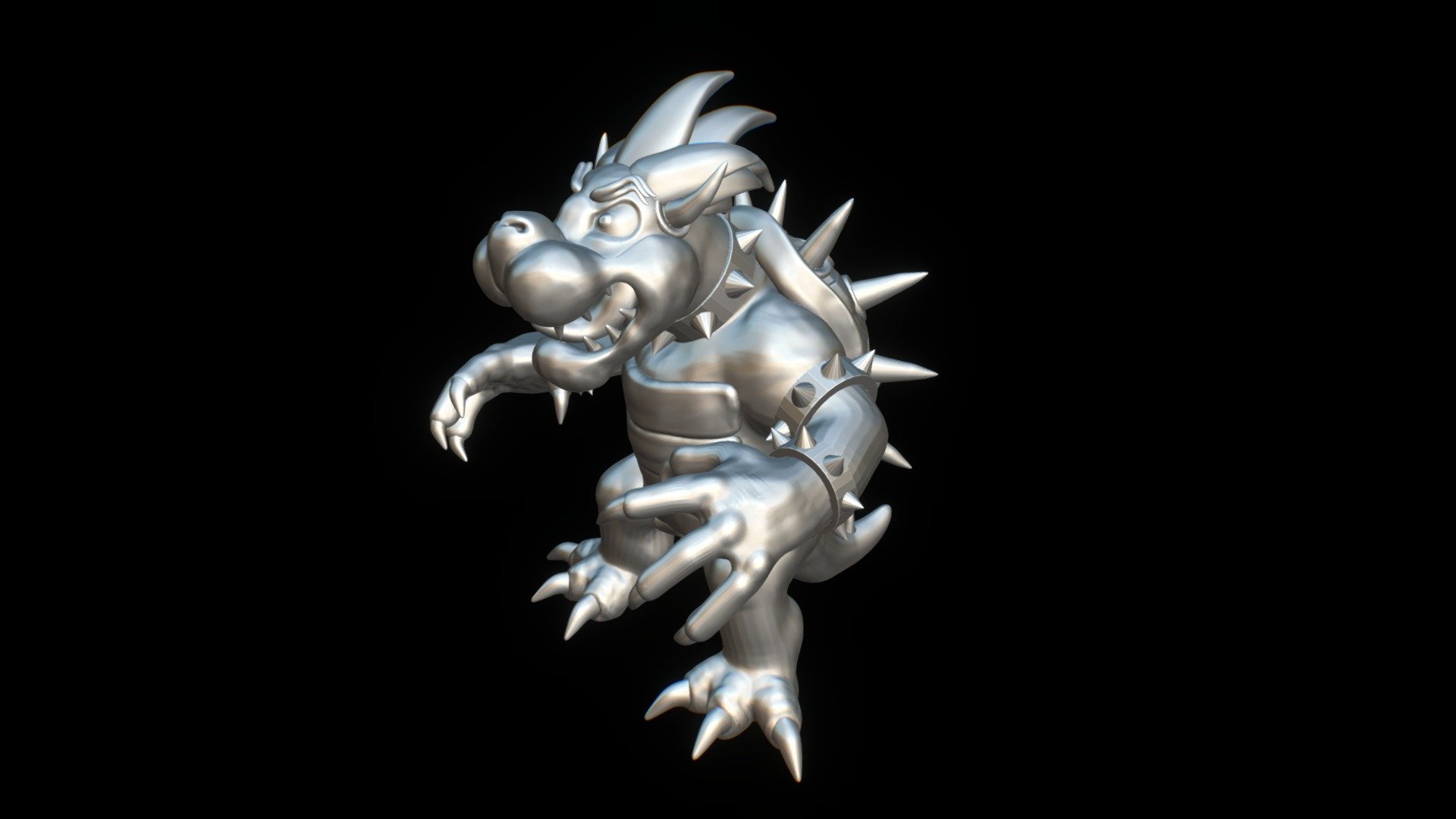 Super Marios Bowser - 3D model by Nibot [d4810c1] - Sketchfab