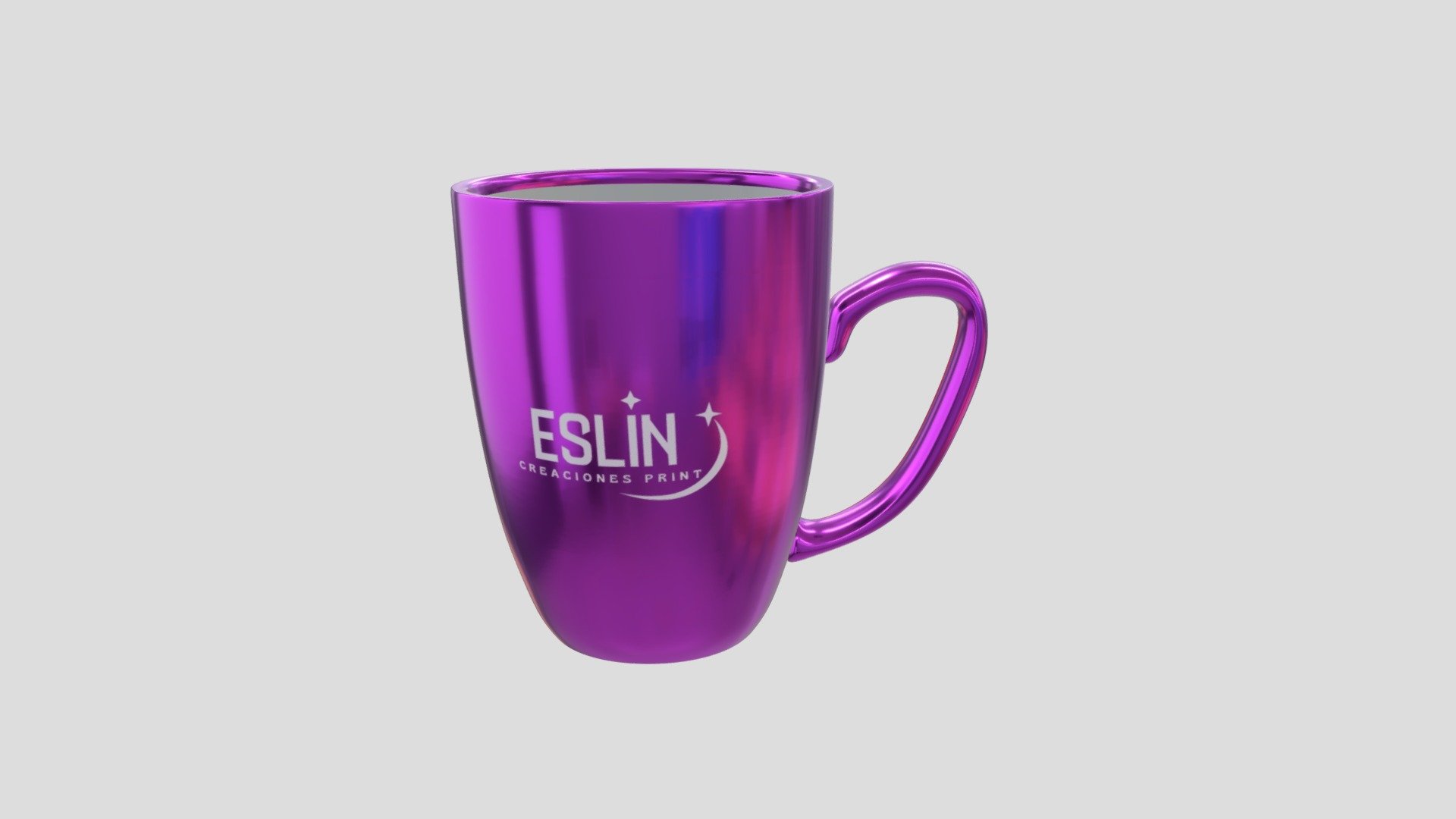 Taza "Eslin" rosa - 3D model by Mcjavier123 [d481256] - Sketchfab