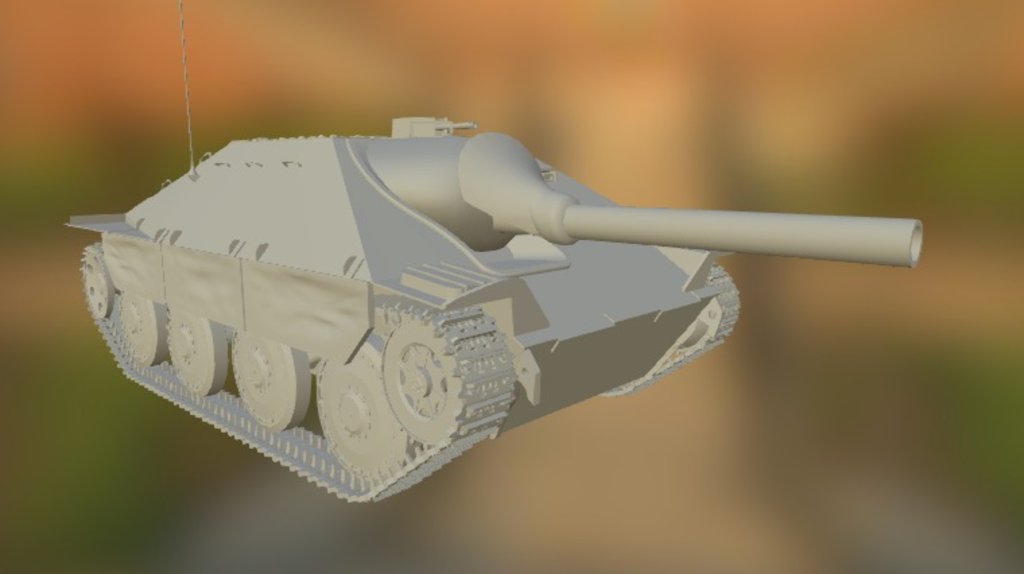 Hetzer - 3D model by maverickm4a1 [d481e28] - Sketchfab