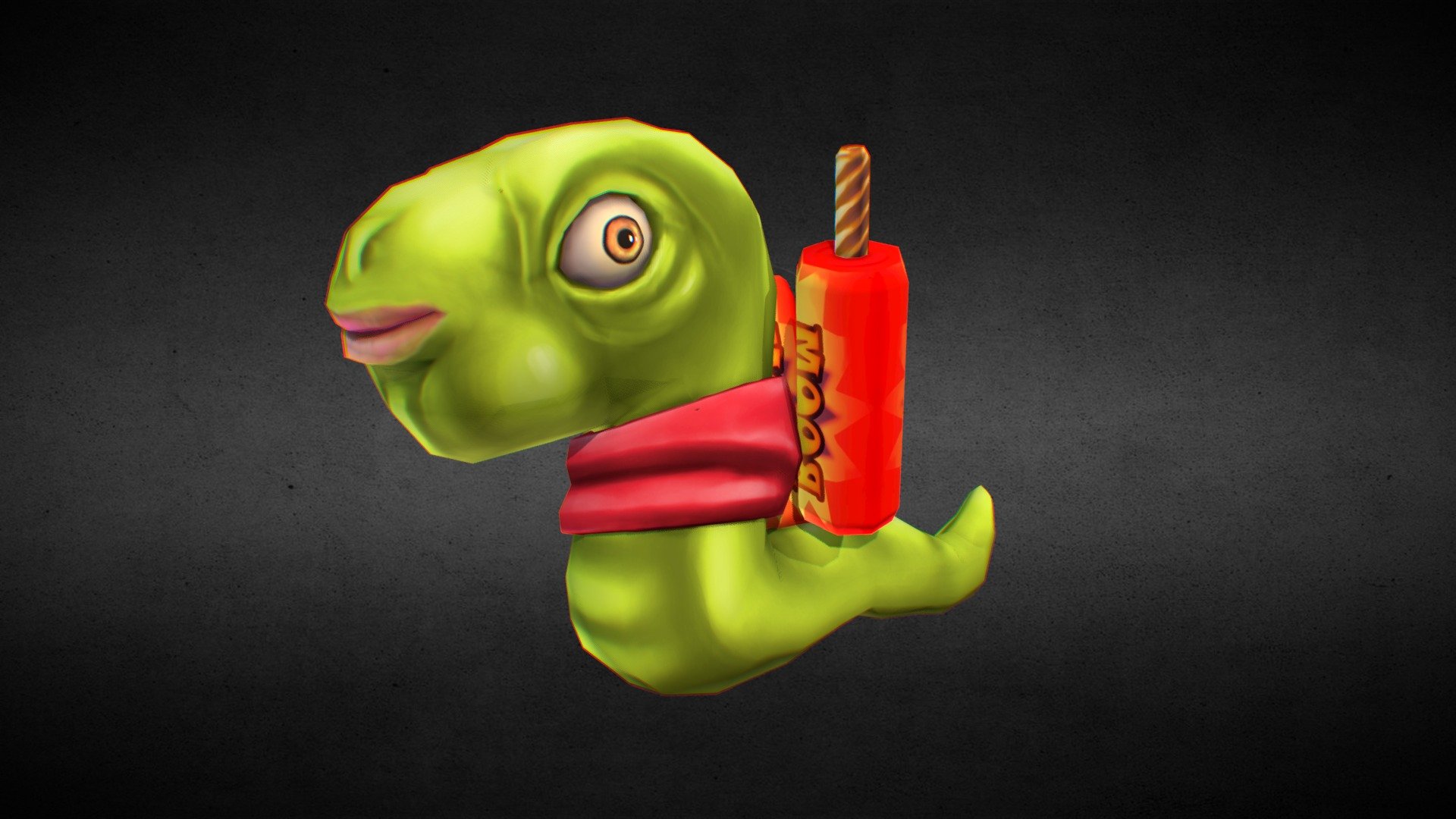 Worm Exploder - 3D model by RicochetWitcher [d482307] - Sketchfab