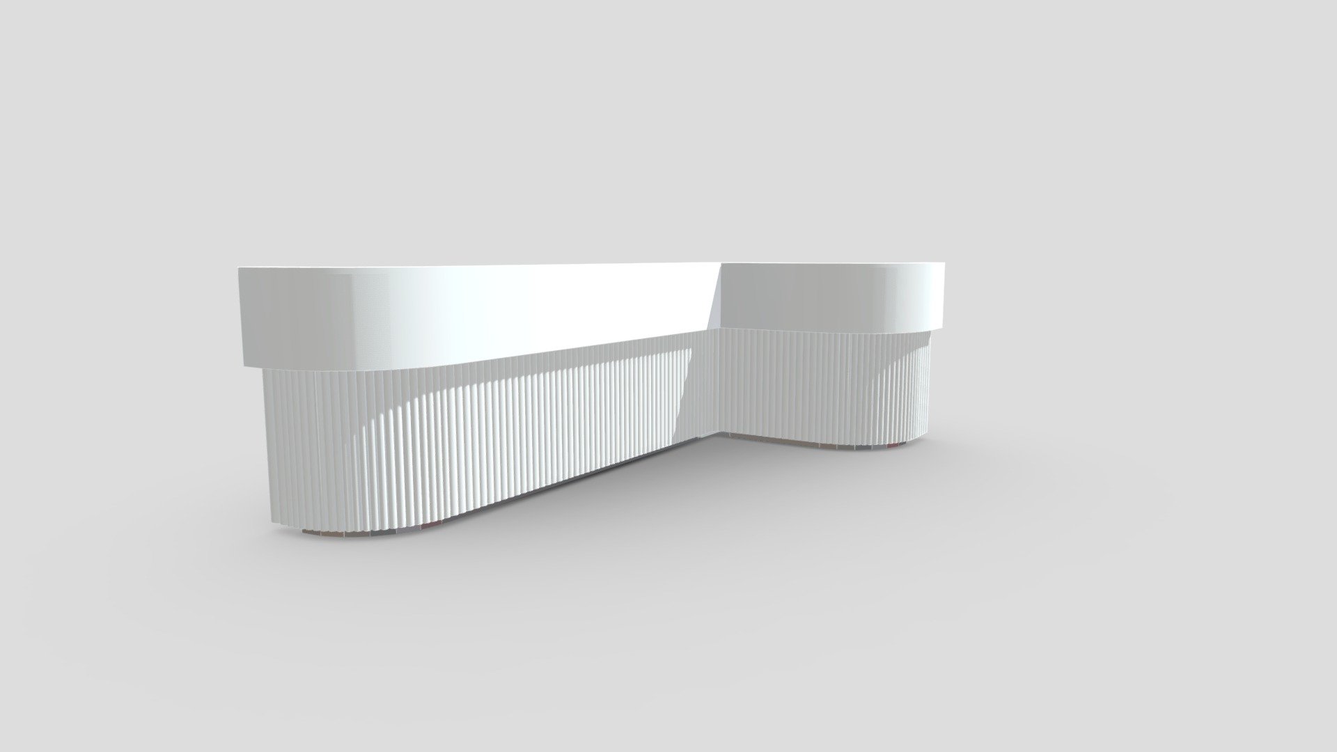 Reception desk - 3D model by Abideen [d483c45] - Sketchfab