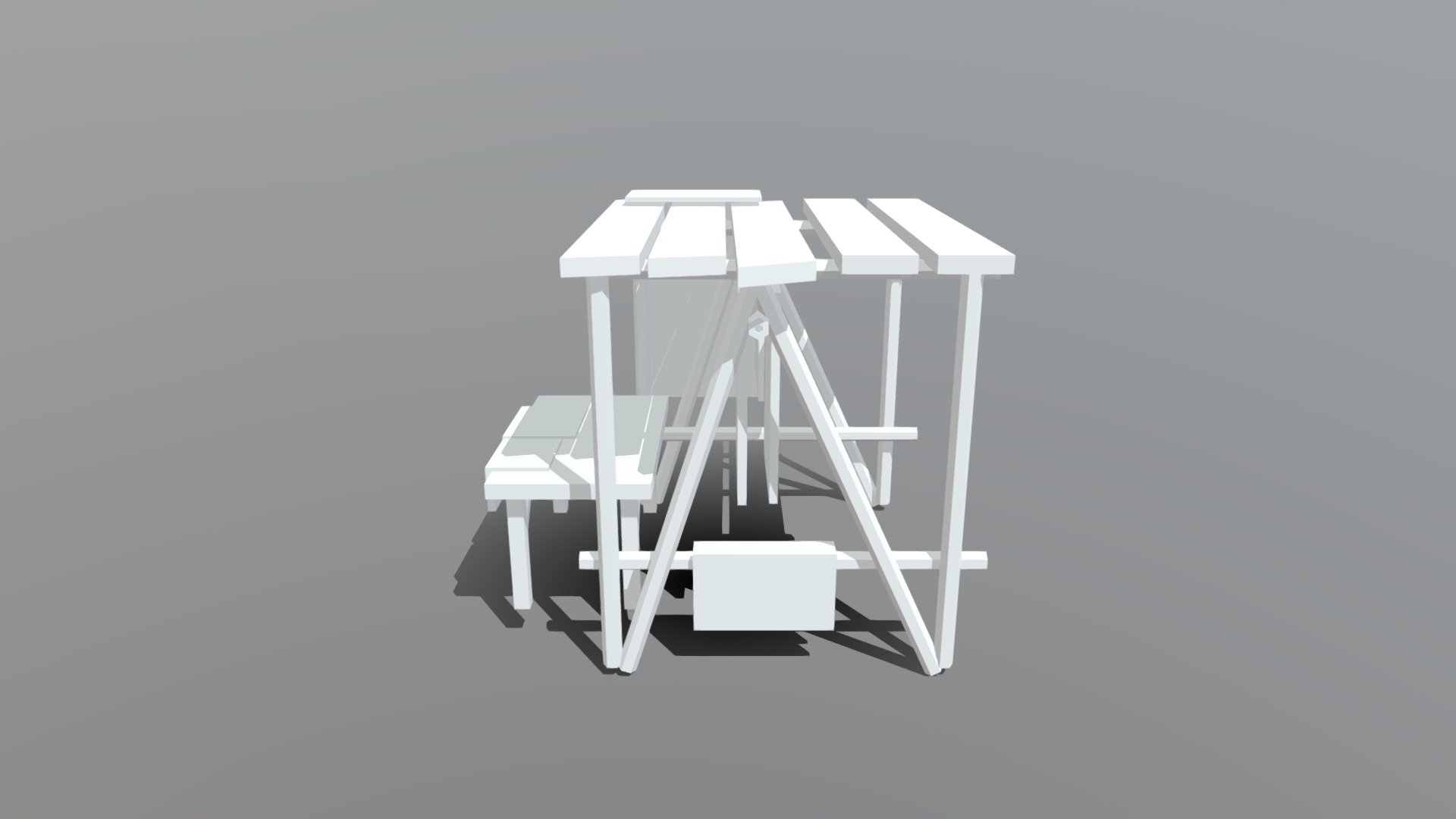 Low Poly Cloth Stand - 3D model by mrs54 [d487a28] - Sketchfab