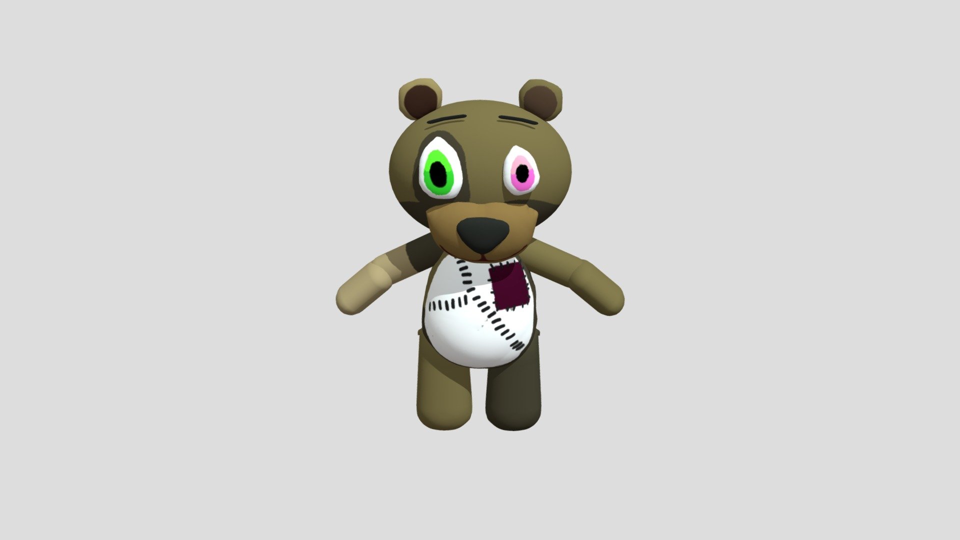 Psycho Teddy - Download Free 3D model by Kauê Land (@KaueLand) [d488e01 ...