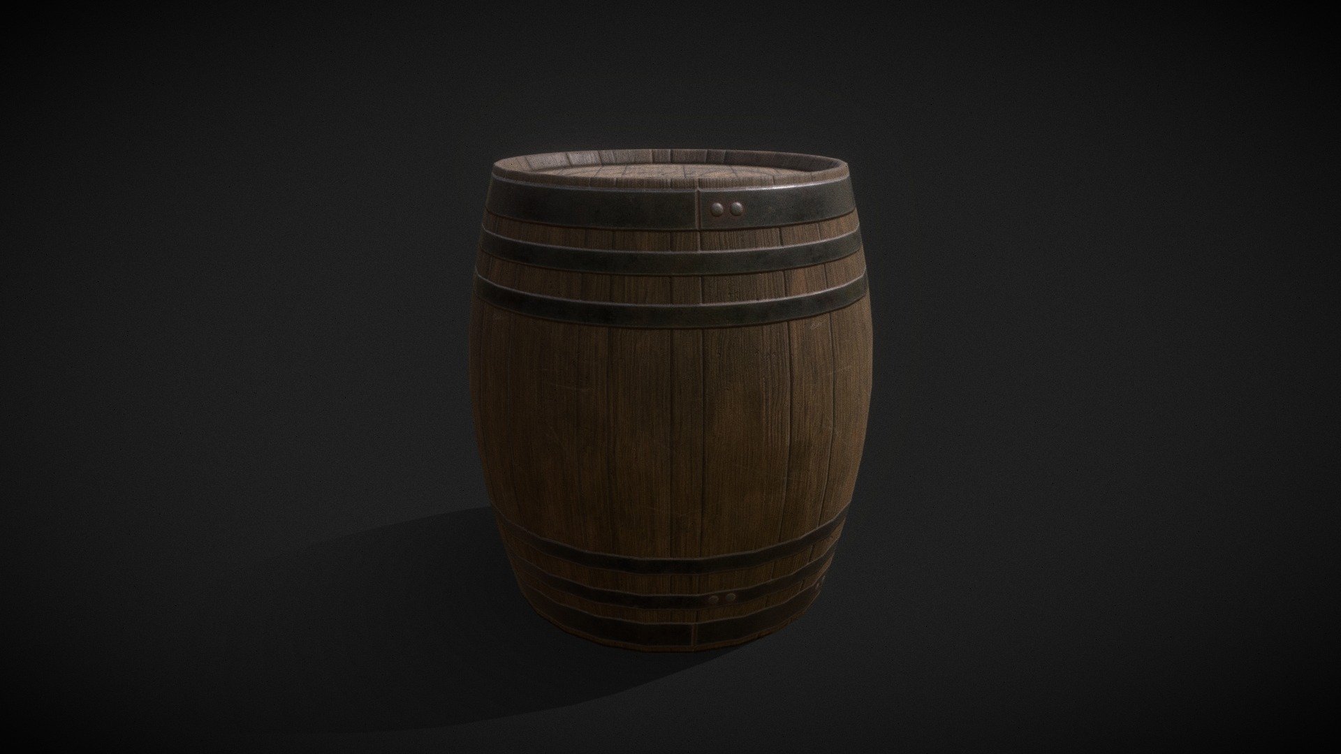 Gameready Barrel - 3D model by Savin_Pavel [d48ac6c] - Sketchfab