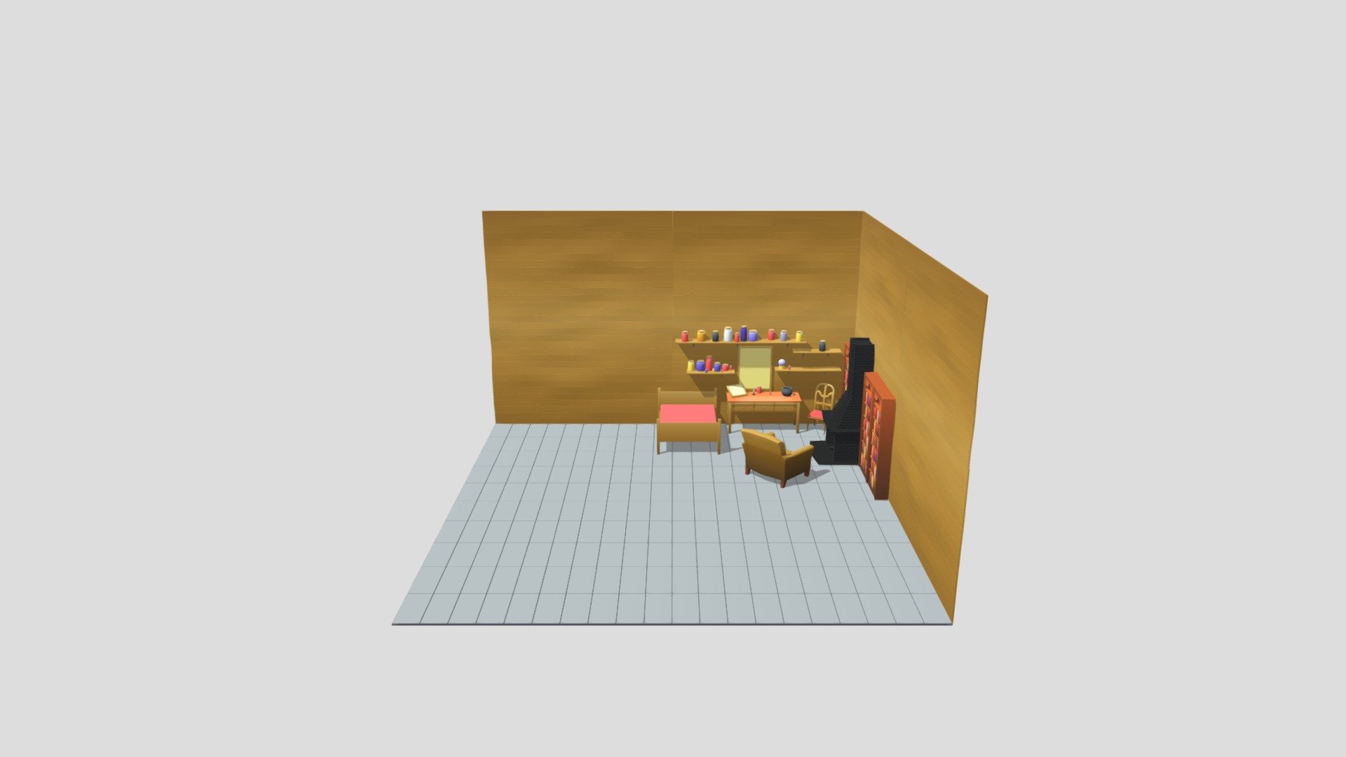 Wizard Room - 3D model by ScorpionDoesArt [d48baff] - Sketchfab