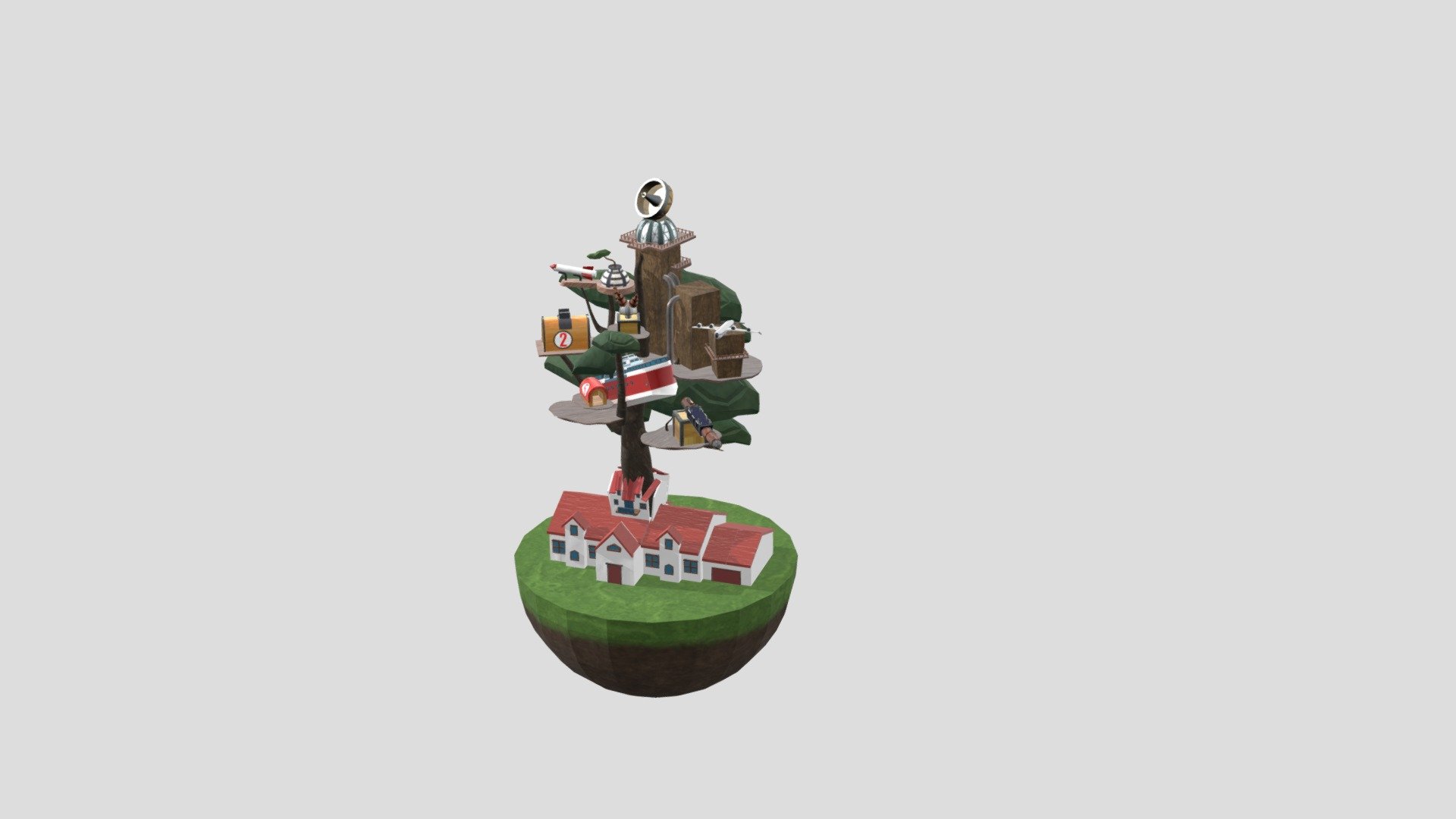 KND Sector V Treehouse - Download Free 3D model by Reitenichi [d48d5a7 ...